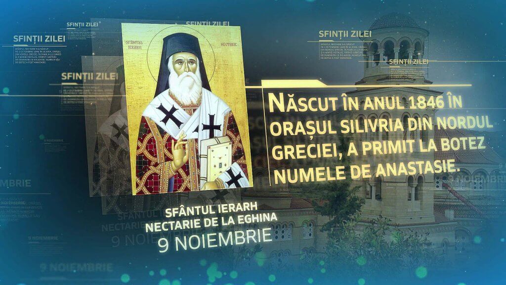 Sfântul Ierarh Nectarie de la Eghina – 9 noiembrie - TRINITAS TV