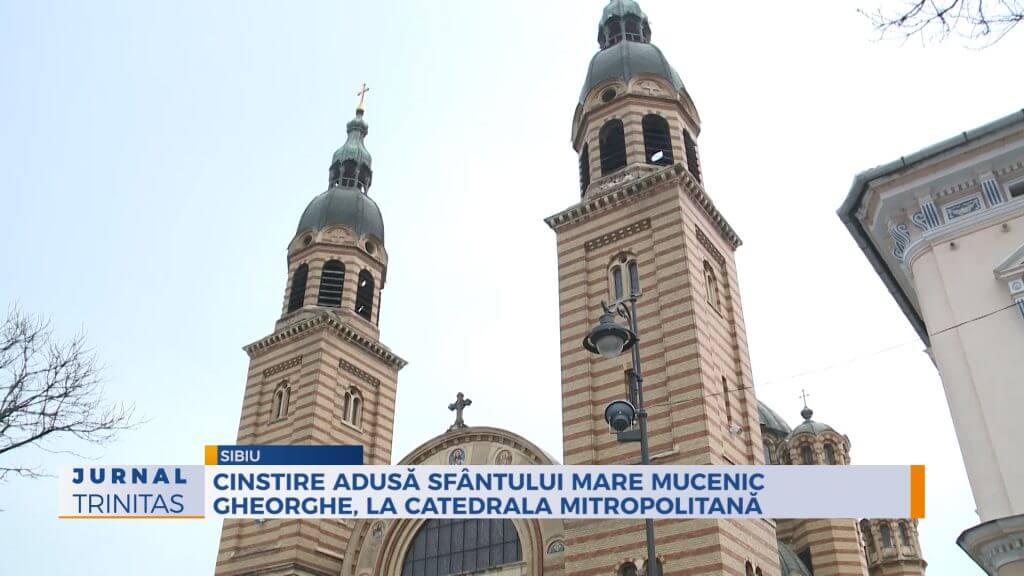 Sfântul Mare Mucenic Pantelimon a fost cinstit la Catedrala Mitropolitană din Sibiu - TRINITAS TV