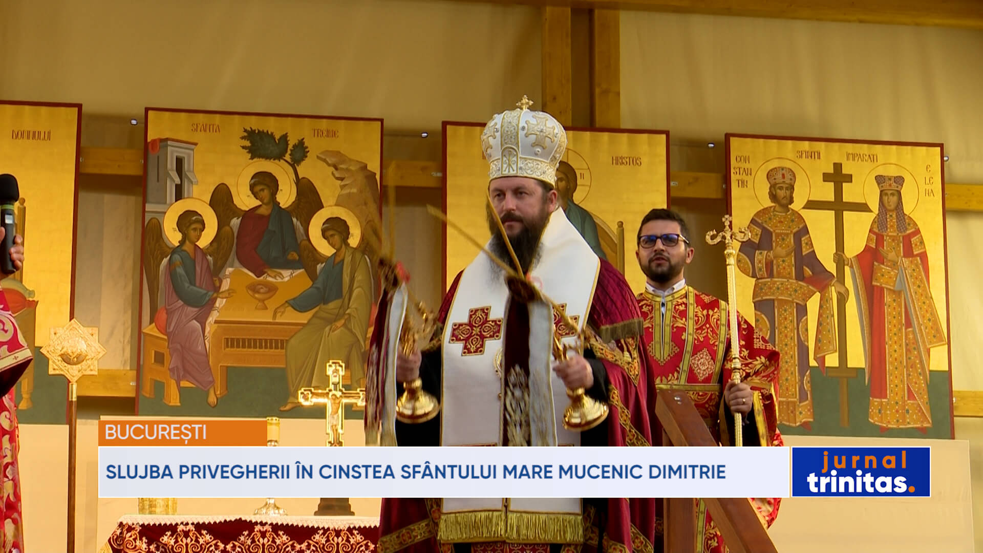 Slujba Privegherii în cinstea Sfântului Mare Mucenic Dimitrie pe Dealul ...