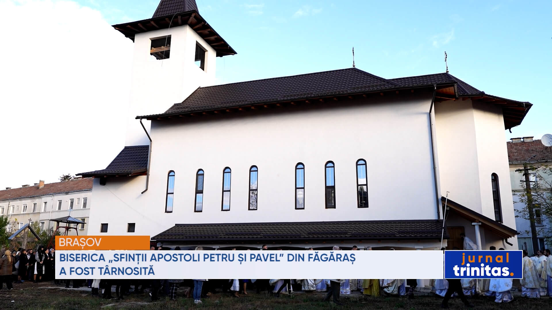 Biserica „Sfinții Apostoli Petru și Pavel” din Făgăraș a fost târnosită ...