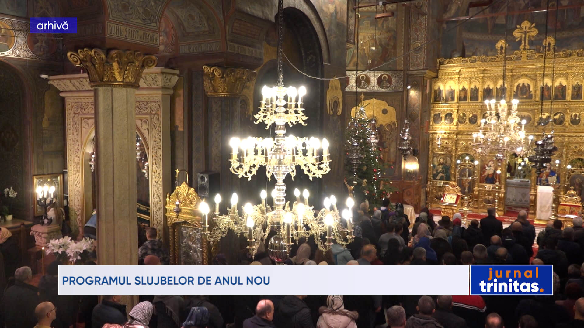 Programul slujbelor de Anul Nou - TRINITAS TV