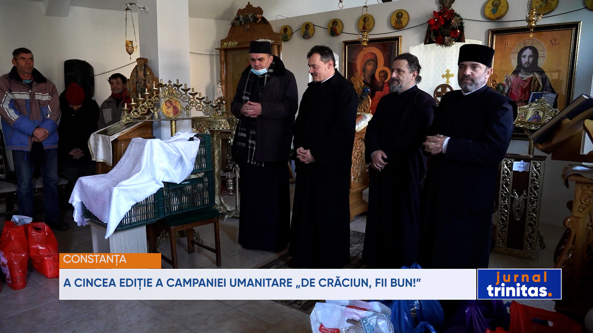 A cincea ediție a campaniei umanitare „De Crăciun, fii bun!” - TRINITAS TV