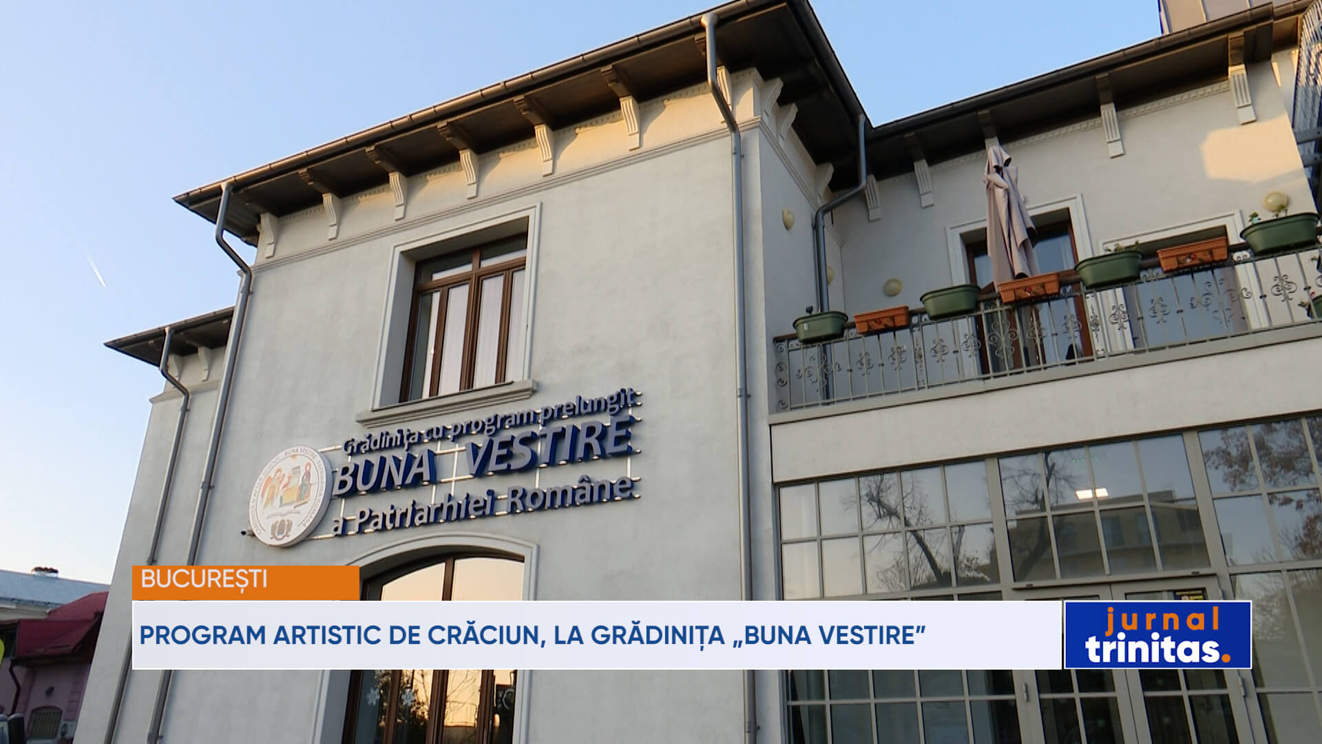 Program artistic de Crăciun, la Grădinița „Buna Vestire” - TRINITAS TV