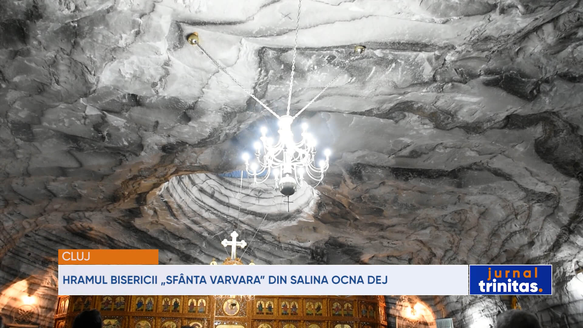 Hramul Bisericii „Sfânta Varvara” din Salina Ocna Dej - TRINITAS TV