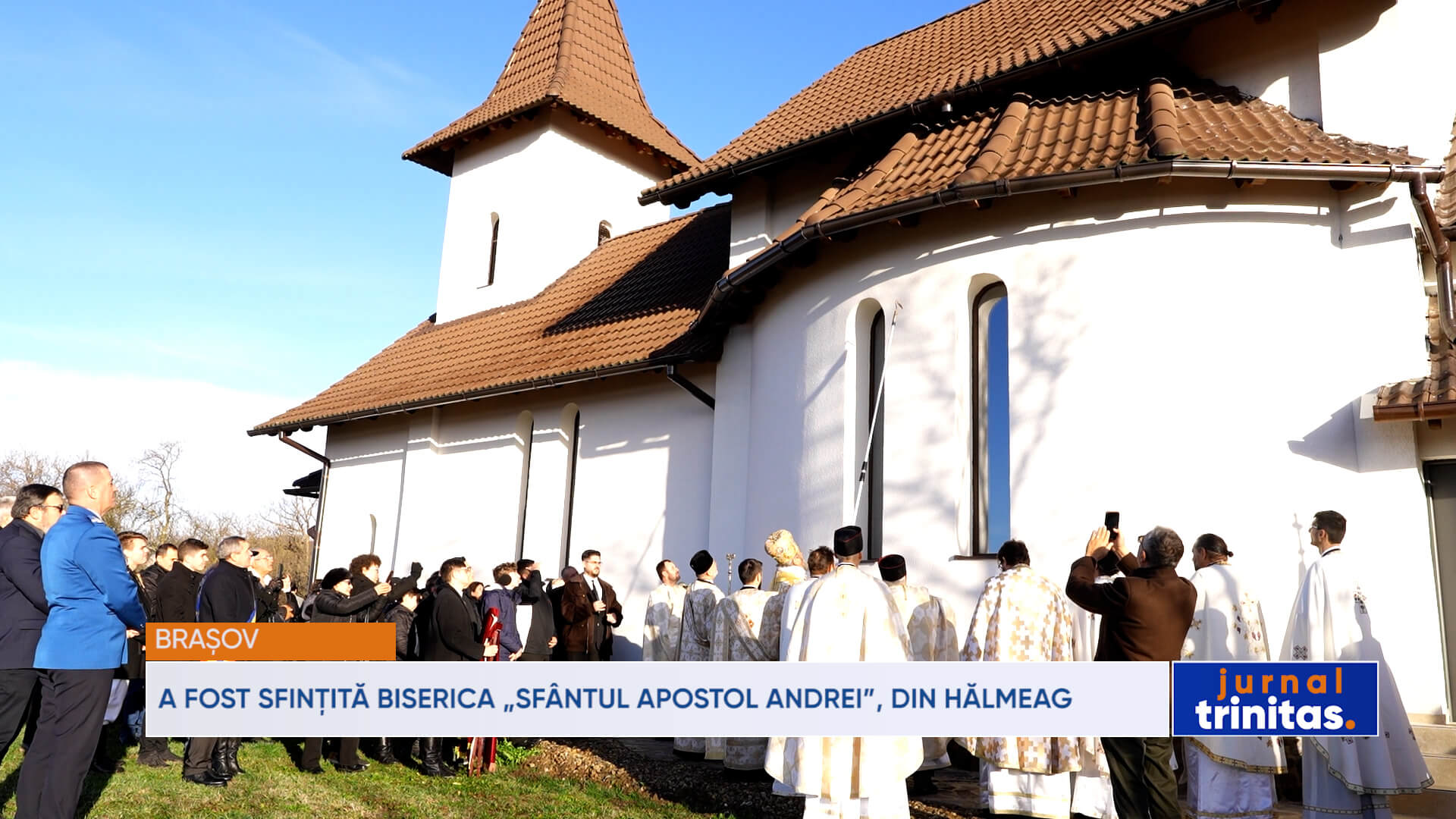 A fost sfințită Biserica „Sfântul Apostol Andrei”, din Hălmeag, județul ...