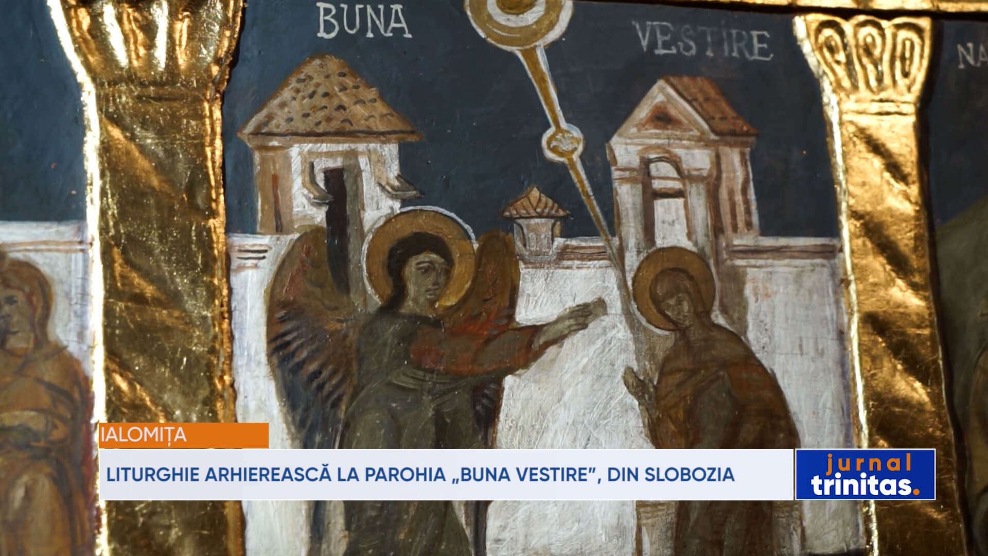 Liturghie arhierească la Parohia „Buna Vestire”, din Slobozia - TRINITAS TV