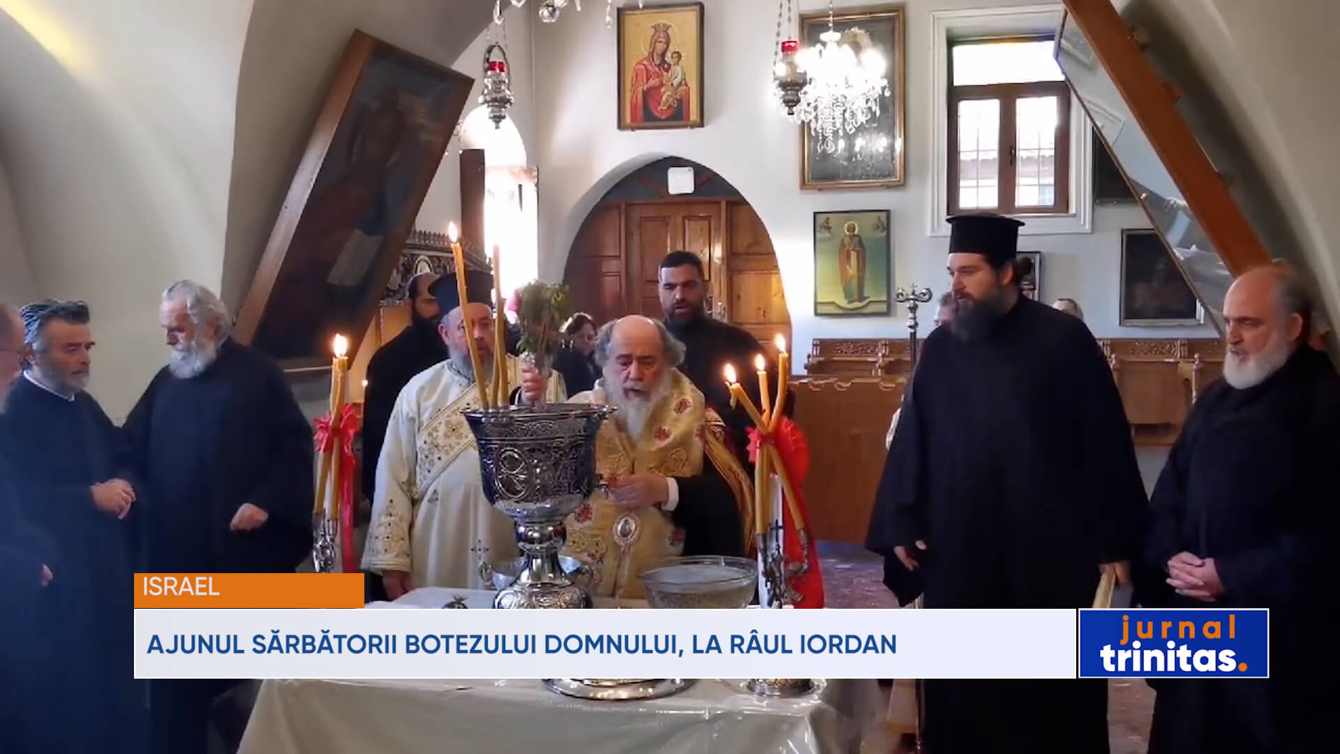 Ajunul Sărbătorii Botezului Domnului, la râul Iordan - TRINITAS TV
