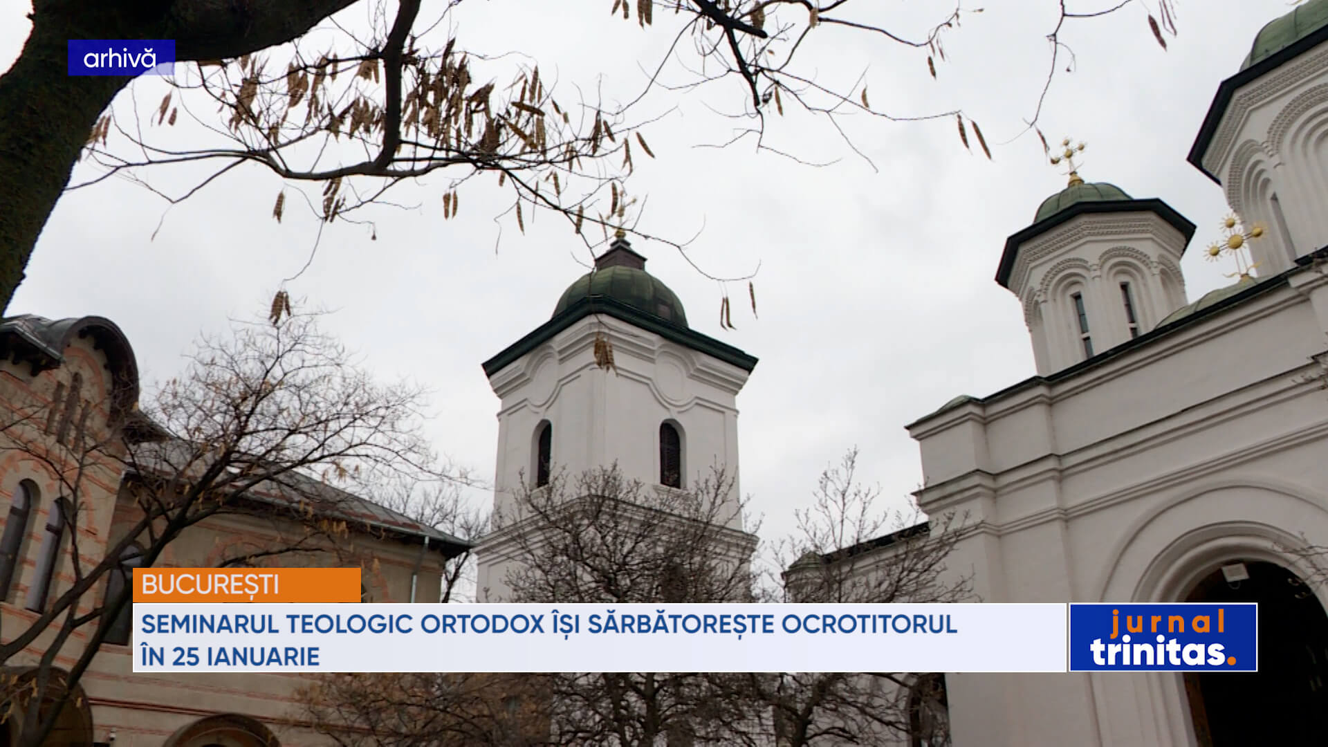 Seminarul Teologic Ortodox din București își sărbătorește ocrotitorul în 25 ianuarie - TRINITAS TV