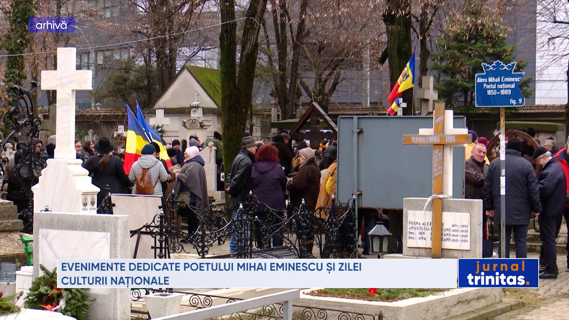 Evenimente dedicate poetului Mihai Eminescu și Zilei Culturii Naționale - TRINITAS TV