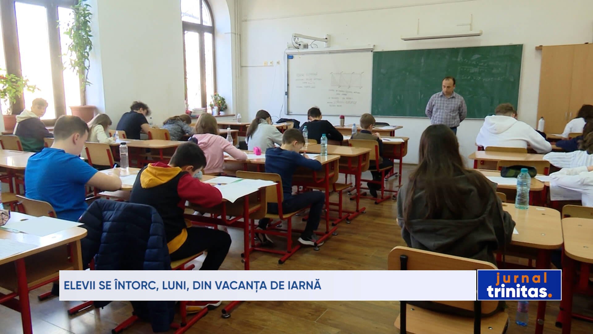 Elevii se întorc, luni, din vacanța de iarnă - TRINITAS TV