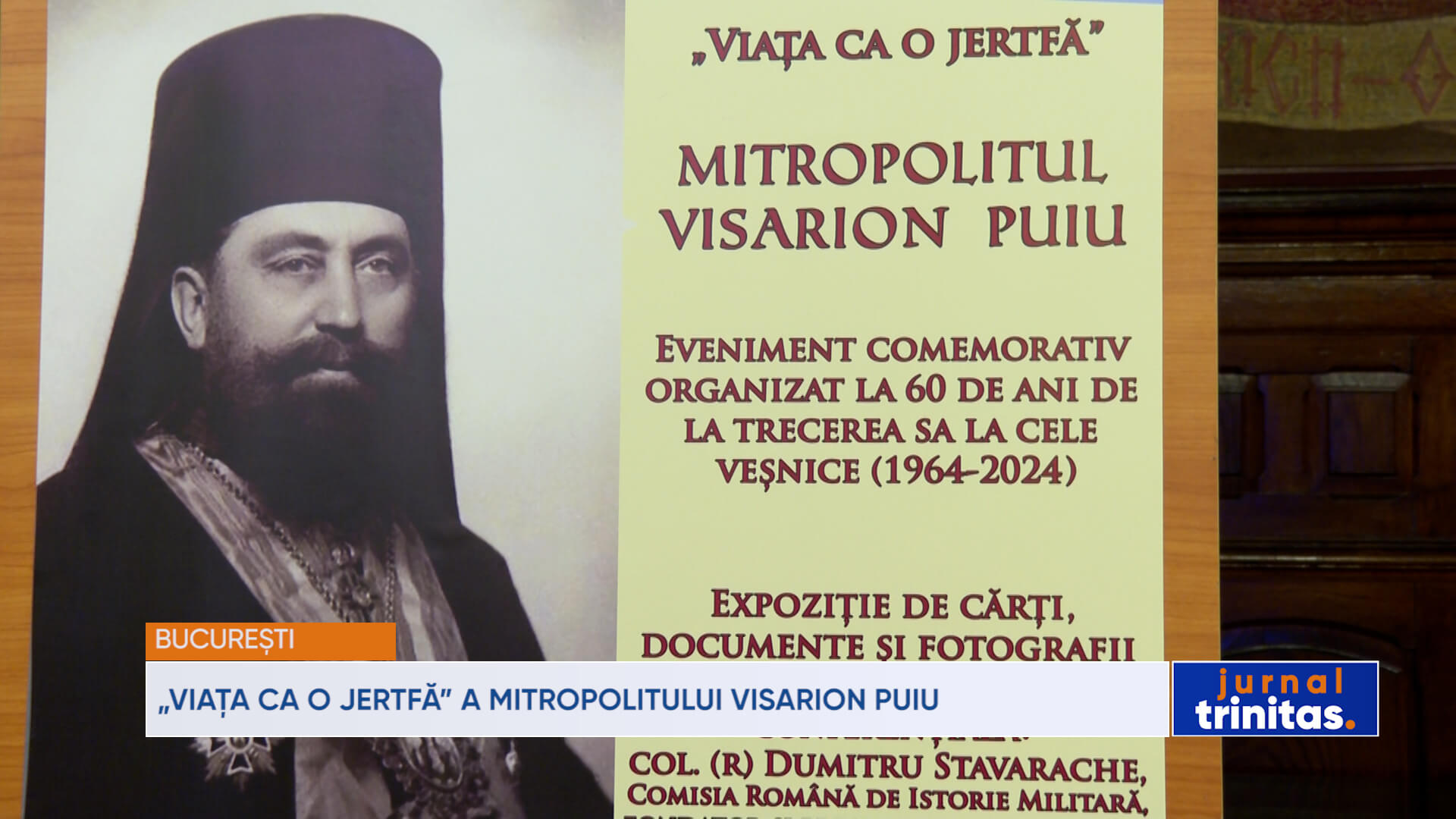 „Viața ca o jertfă” a Mitropolitului Visarion Puiu - TRINITAS TV