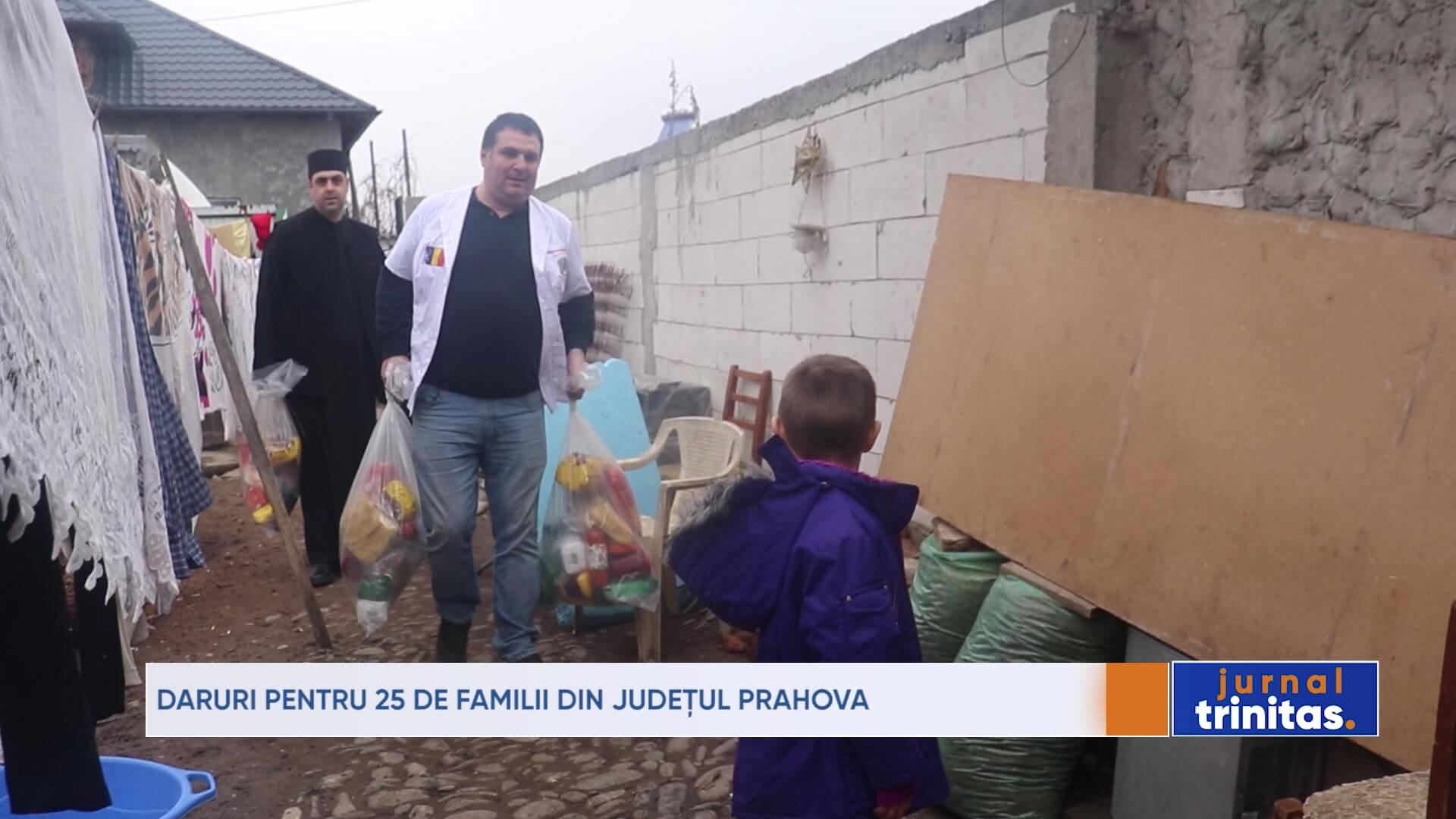 Daruri pentru 25 de familii din județul Prahova - TRINITAS TV