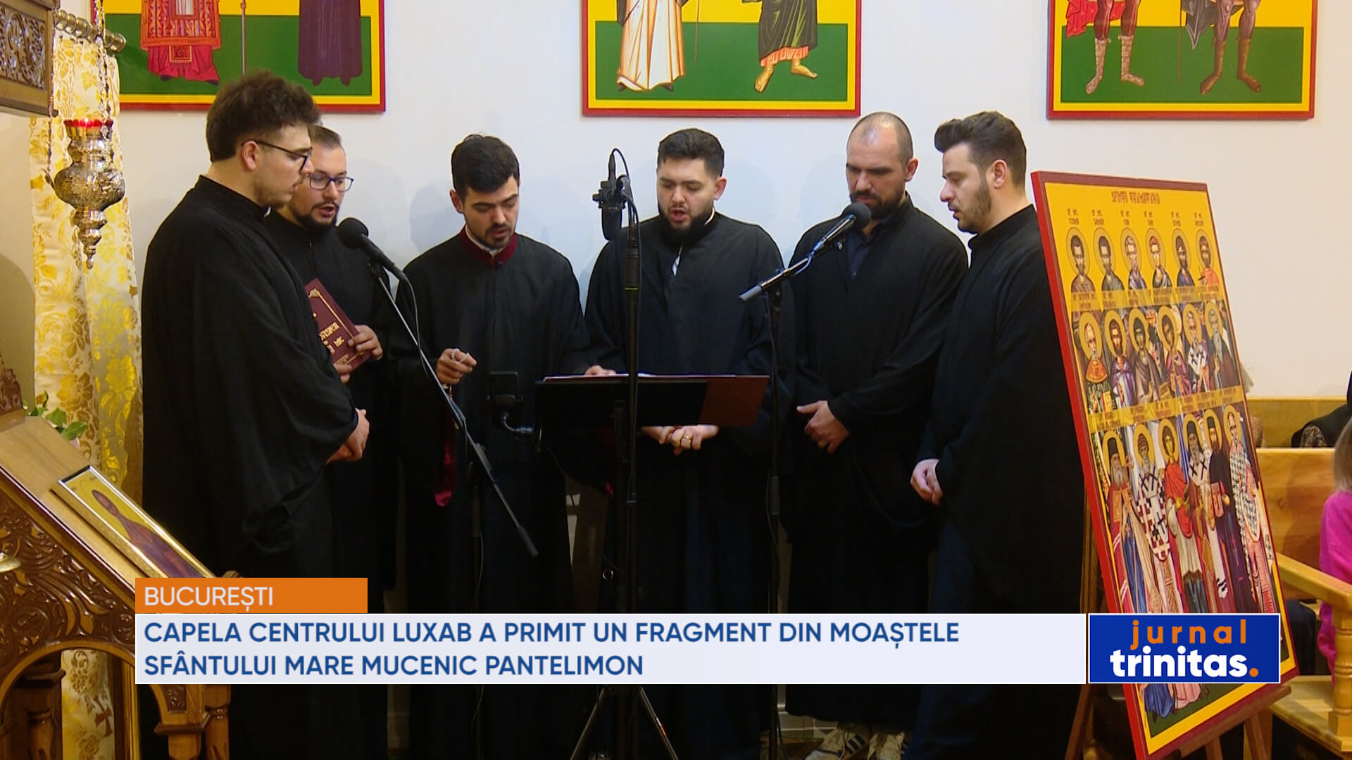 Capela Centrului LUXAB a primit un fragment din moaștele Sfântului Mare Mucenic Pantelimon ...