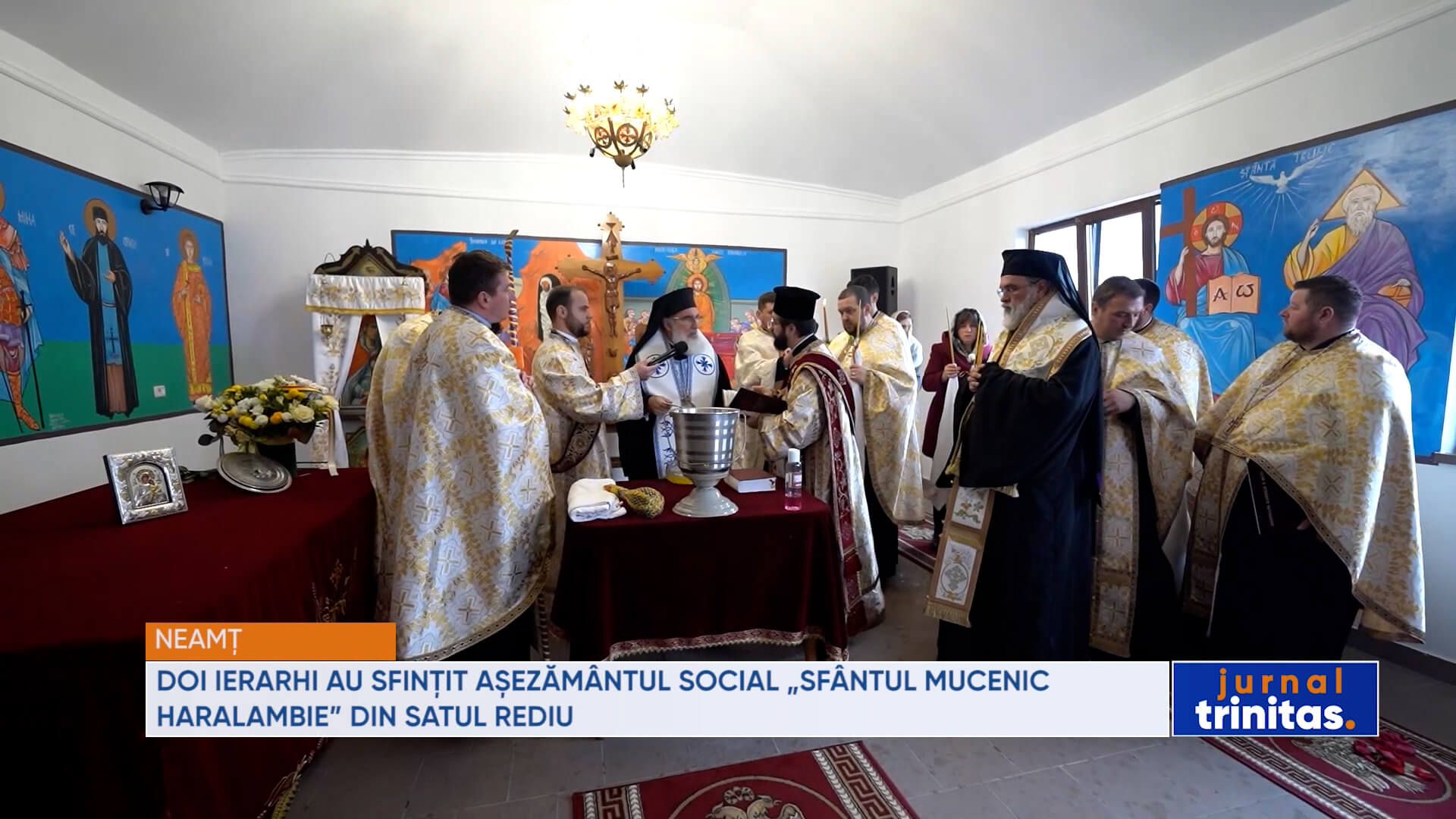 Doi ierarhi au sfințit Așezământul social „Sfântul Haralambie” din ...