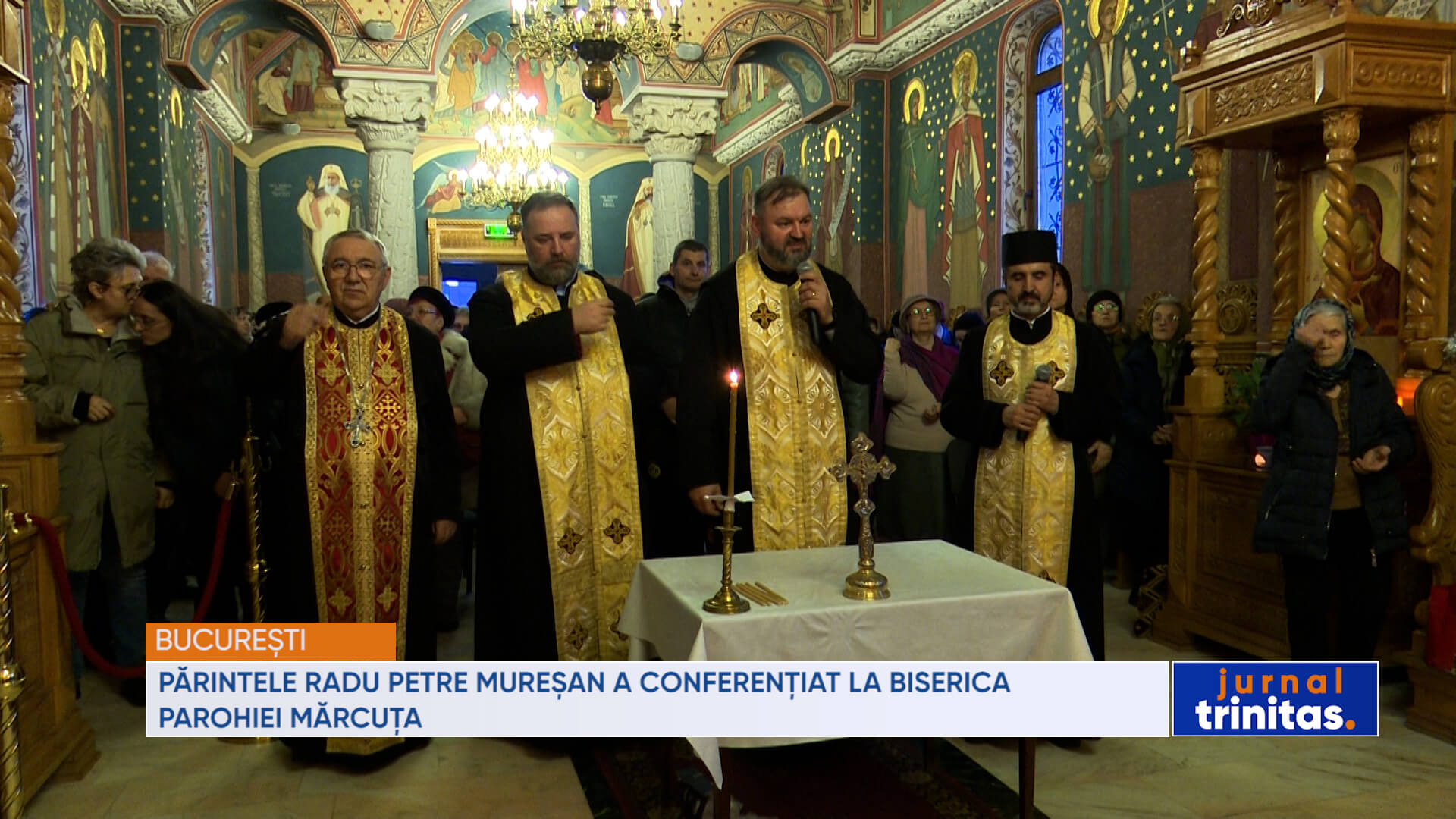 Părintele Radu Petre Mureșan a conferențiat la biserica Parohiei ...