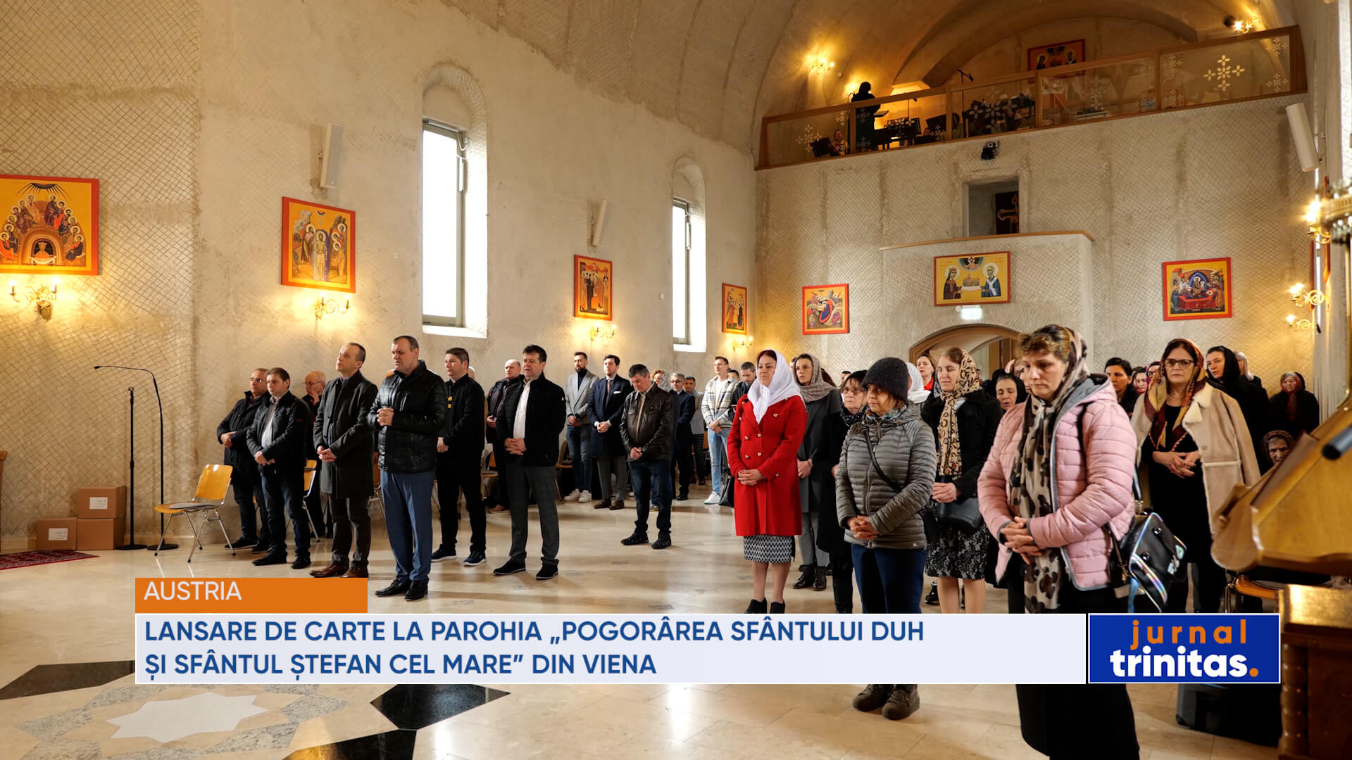 Lansare de carte la Parohia „Pogorârea Sfântului Duh și Sfântul Ștefan cel Mare” din Viena ...