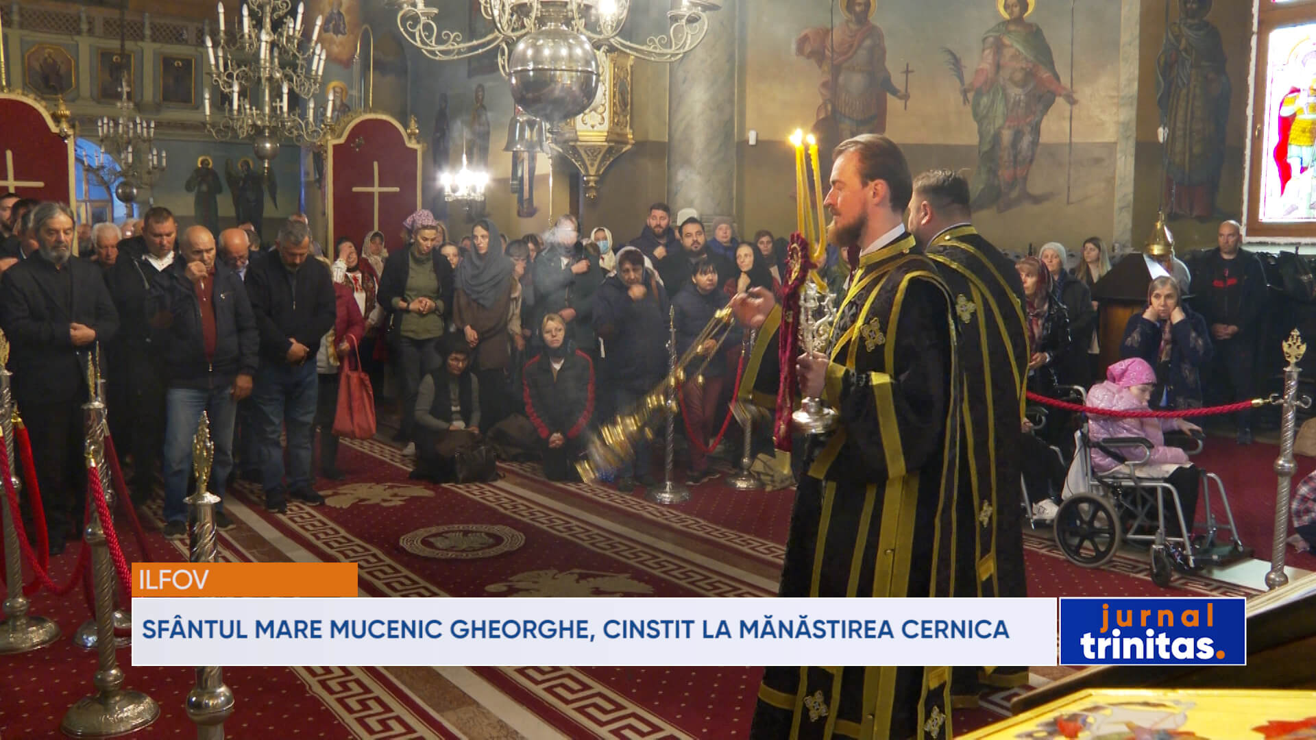 Sfântul Mare Mucenic Gheorghe, cinstit la Mănăstirea Cernica - TRINITAS TV