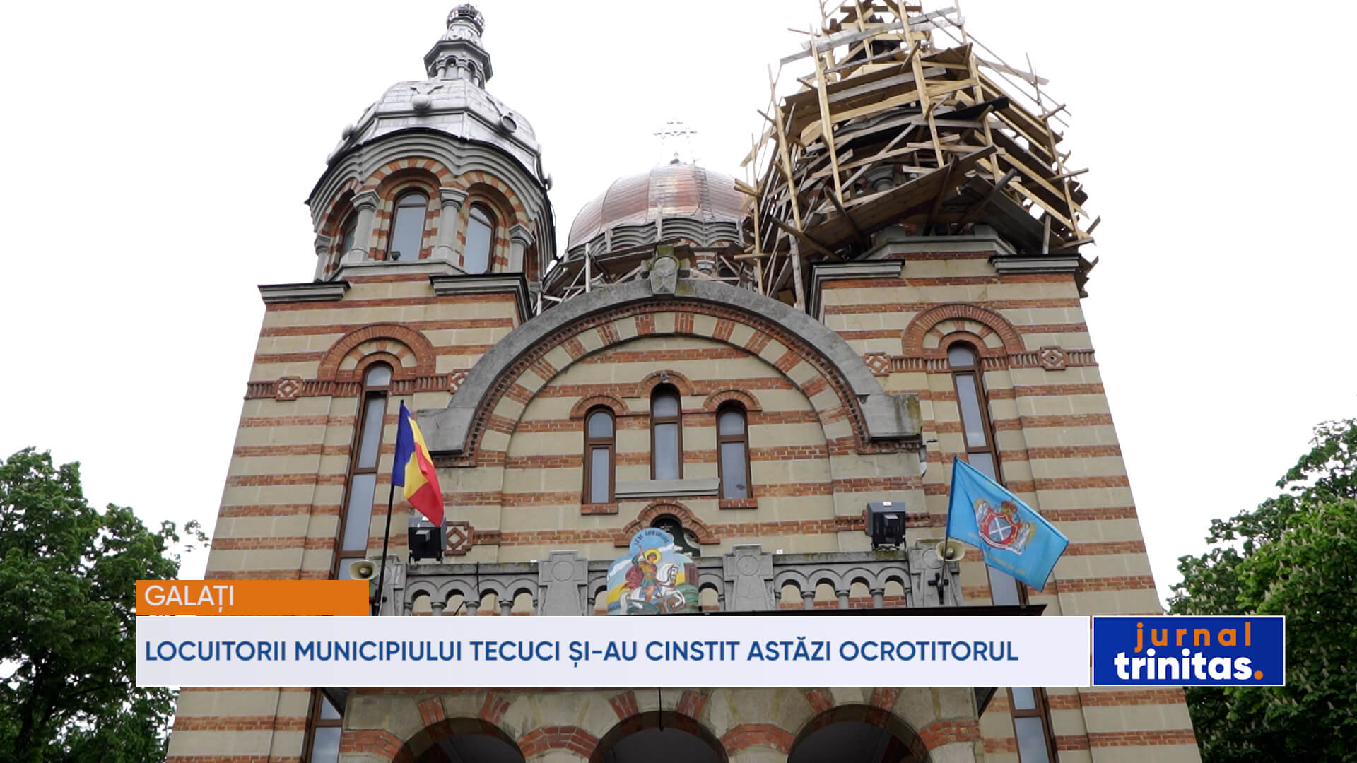 Locuitorii municipiului Tecuci și-au cinstit astăzi ocrotitorul - TRINITAS TV