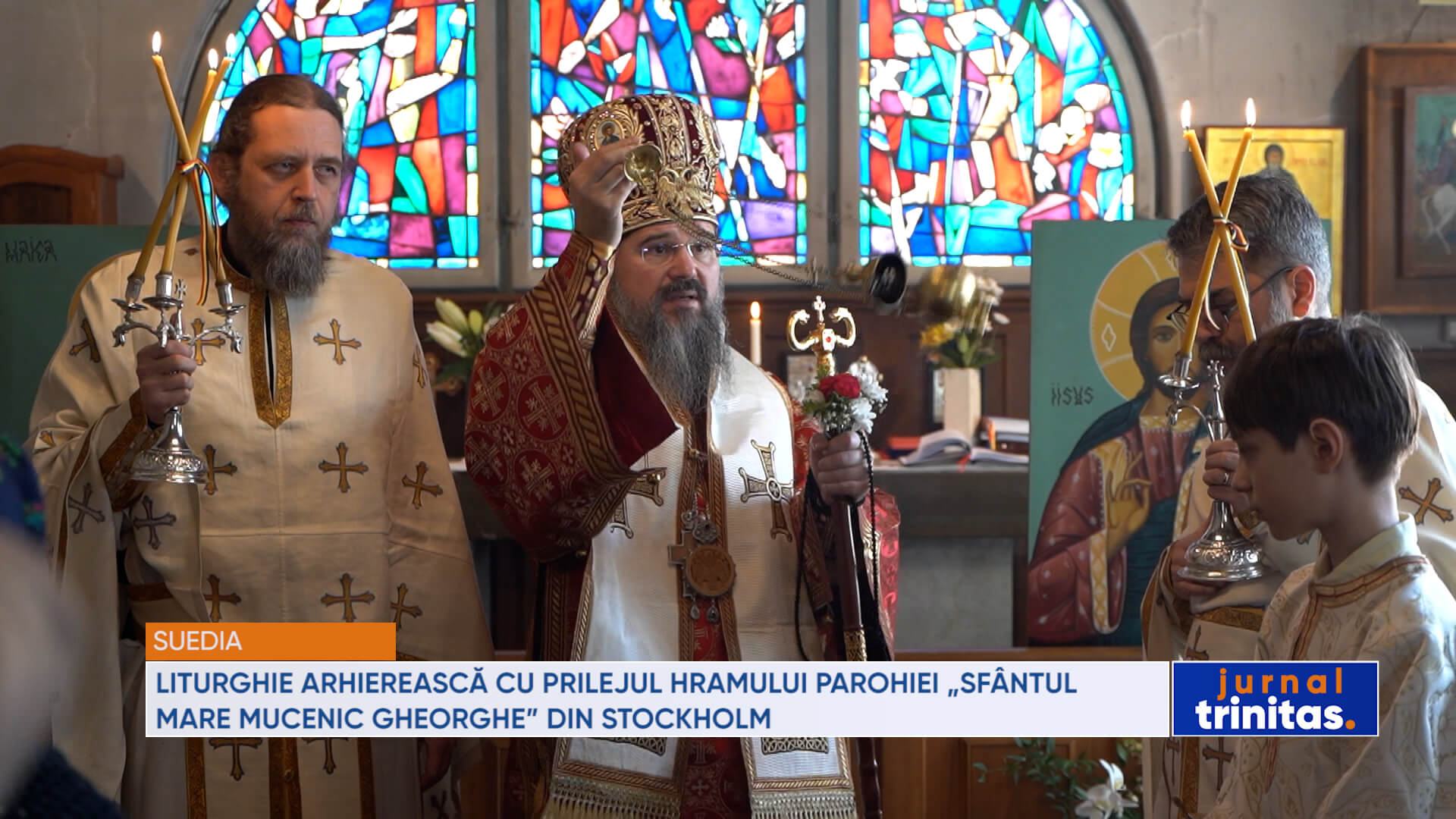 Liturghie arhierească cu prilejul hramului Parohiei „Sfântul Mare Mucenic Gheorghe” din ...