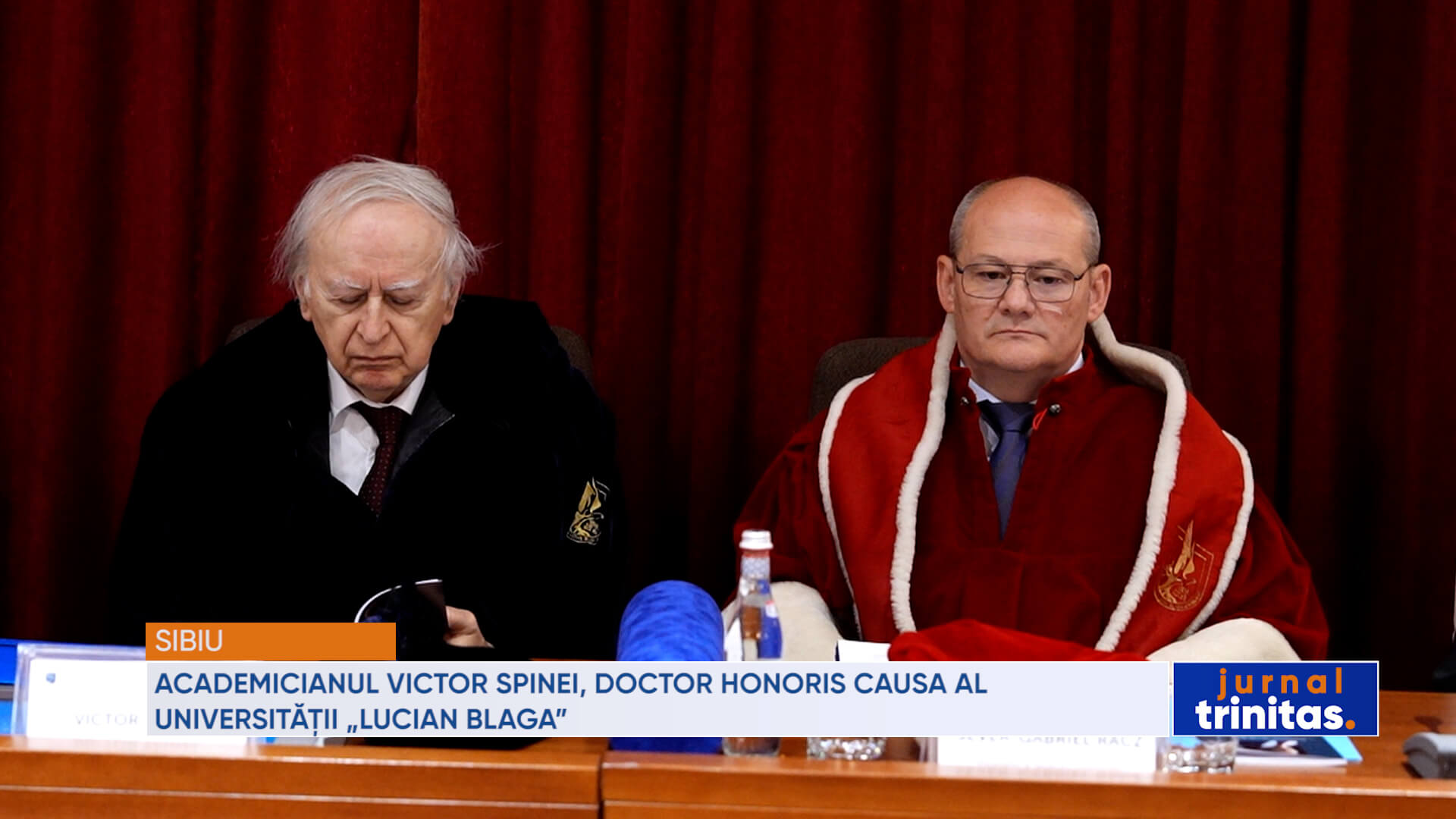 Academicianul Victor Spinei, Doctor Honoris Causa al Universității „Lucian Blaga” - TRINITAS TV