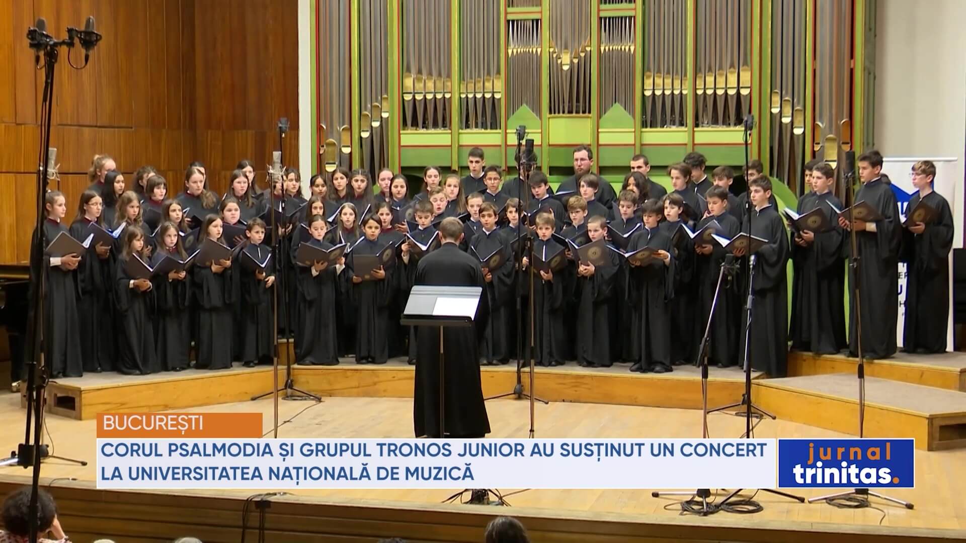 Corul Psalmodia și Grupul Tronos Junior au susținut un concert la ...