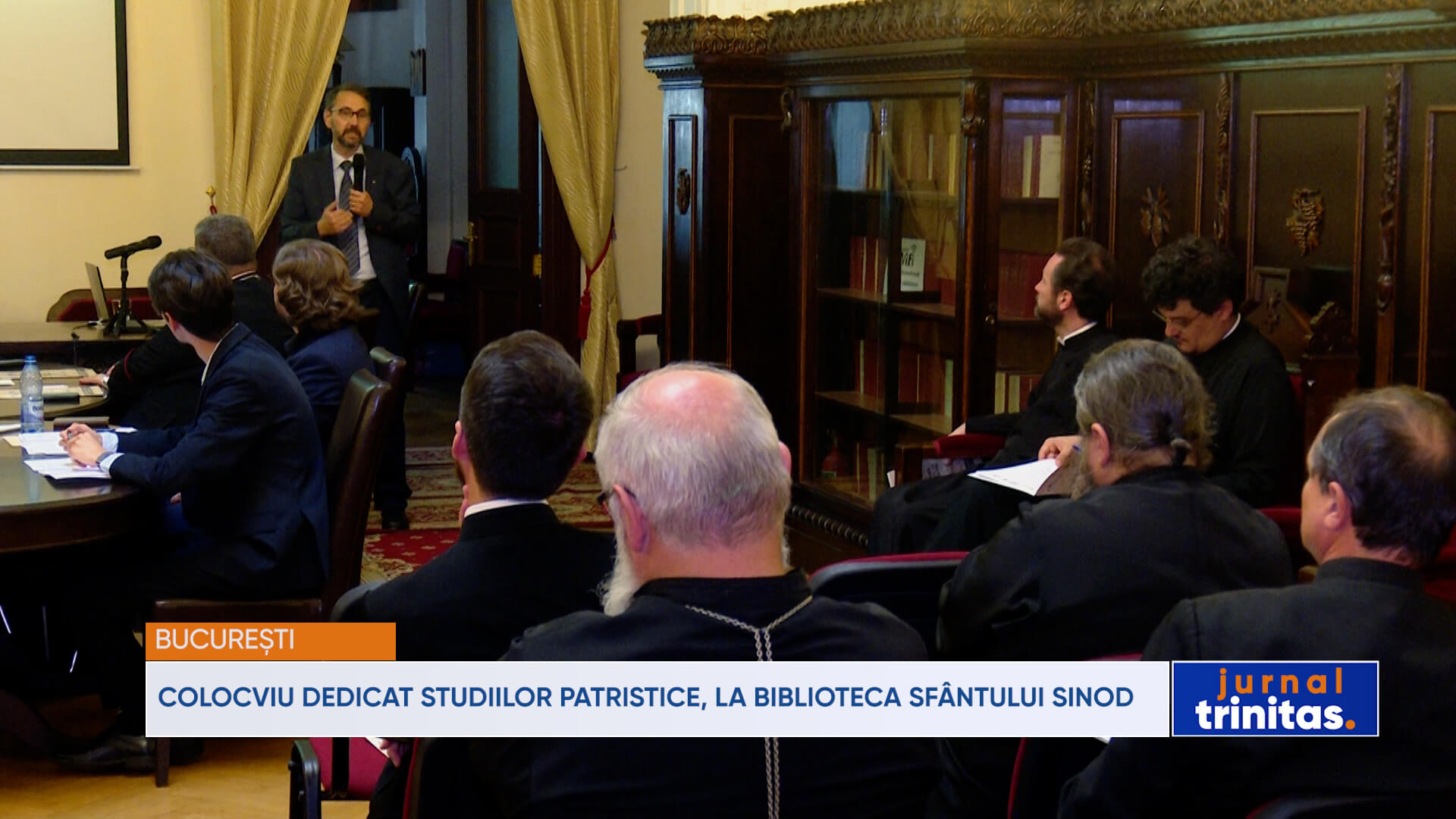 Colocviu dedicat studiilor patristice, la Biblioteca Sfântului Sinod ...