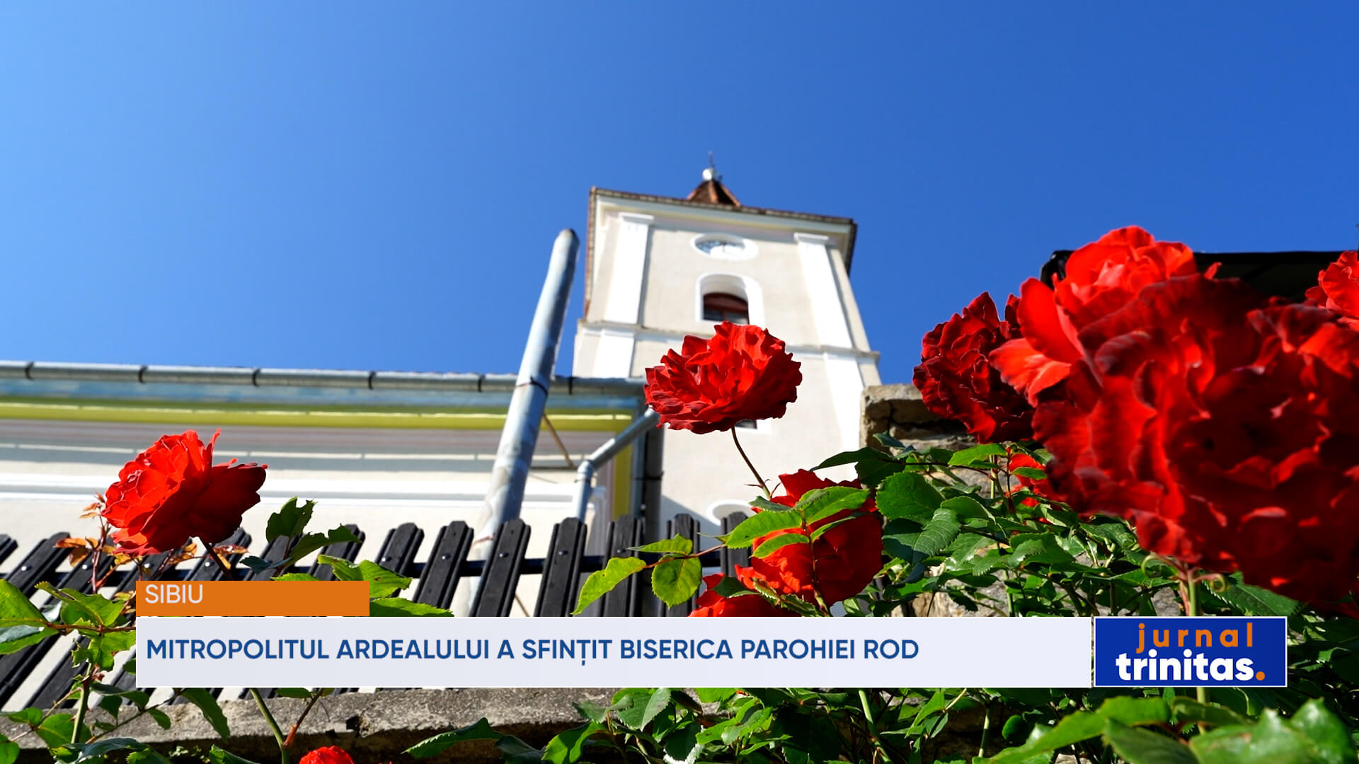 Mitropolitul Ardealului a sfințit biserica Parohiei Rod - TRINITAS TV