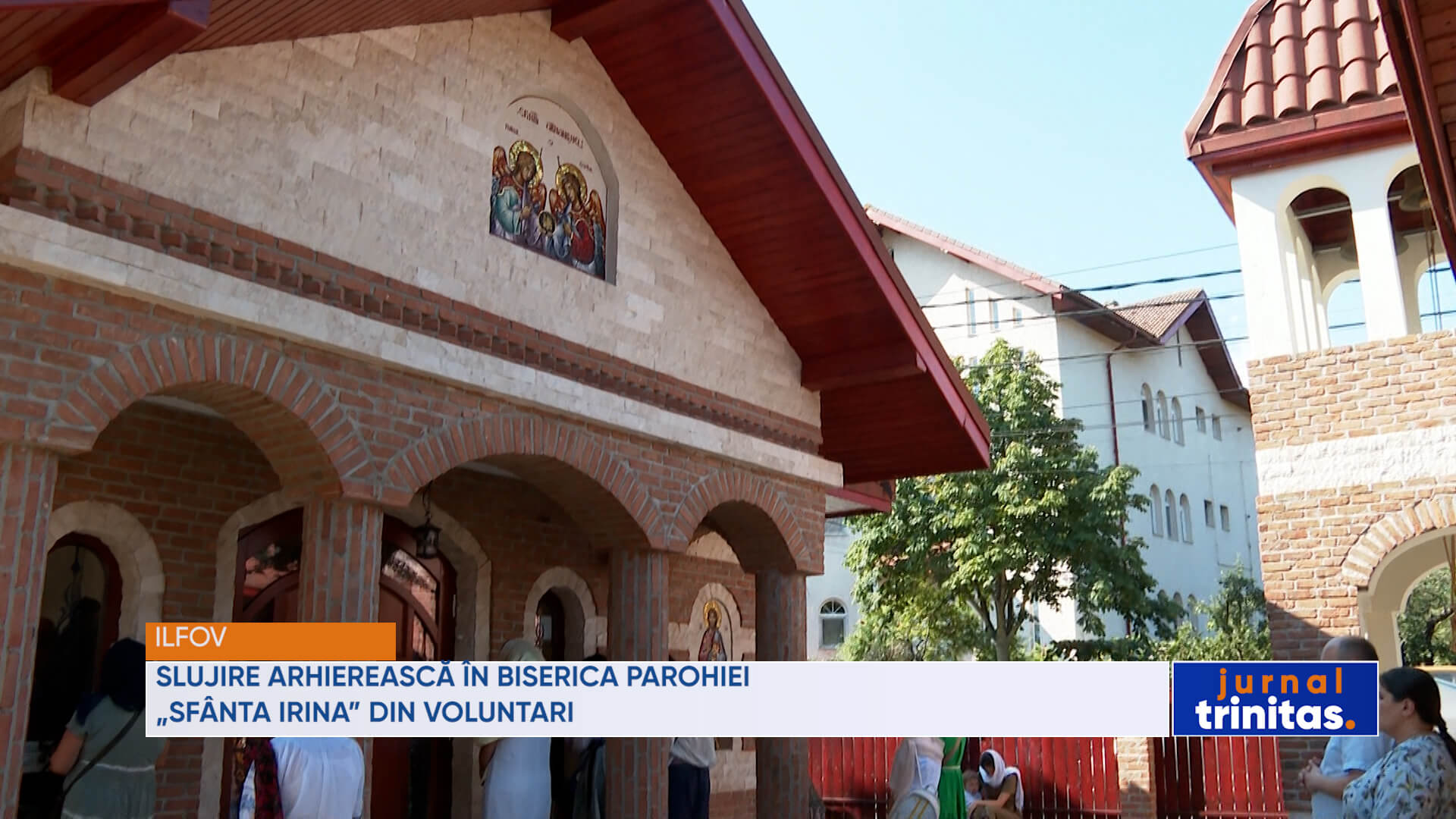 Slujire arhierească în biserica Parohiei „Sfânta Irina” din Voluntari ...