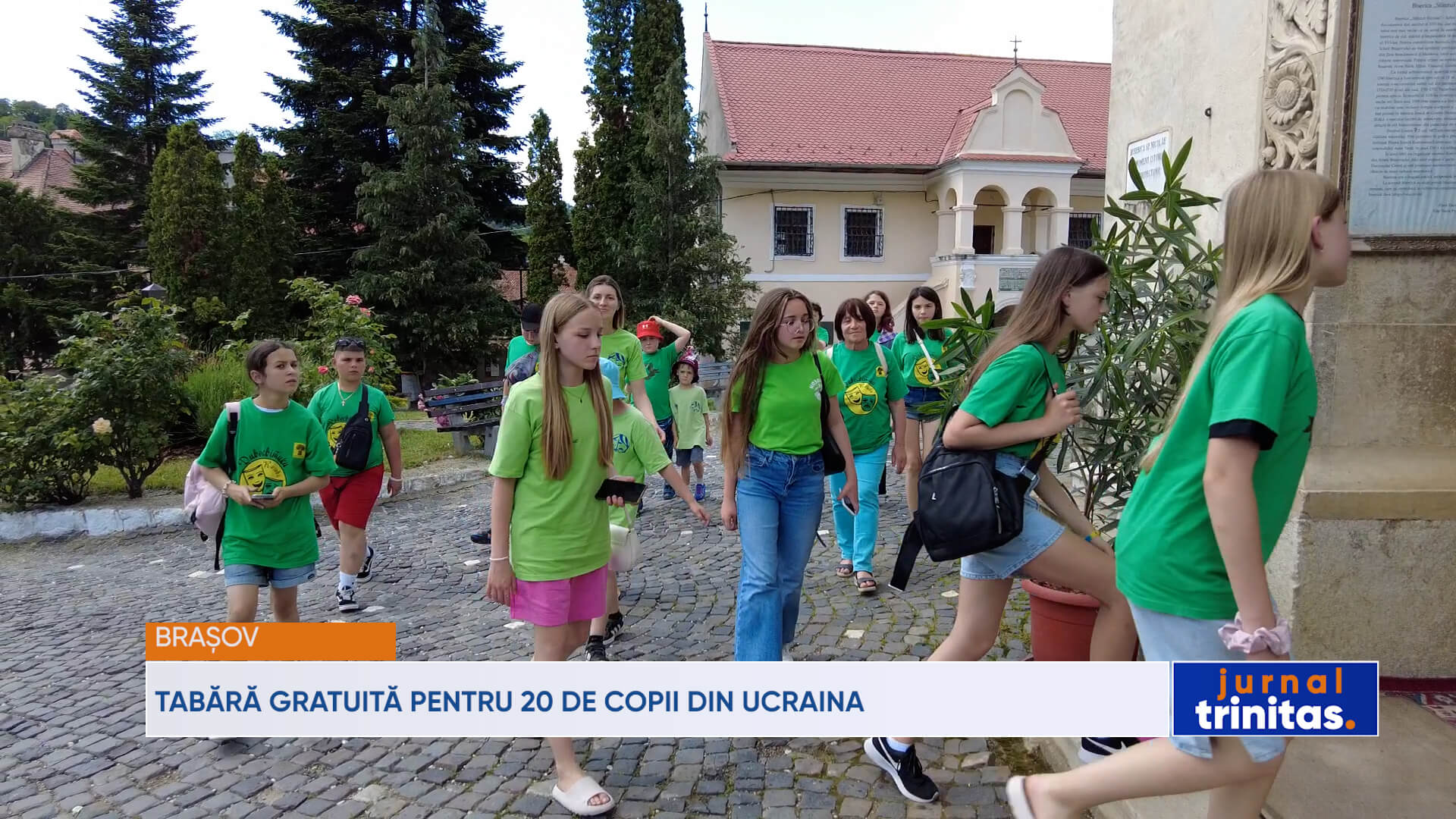 Tabără gratuită pentru 20 de copii din Ucraina - TRINITAS TV