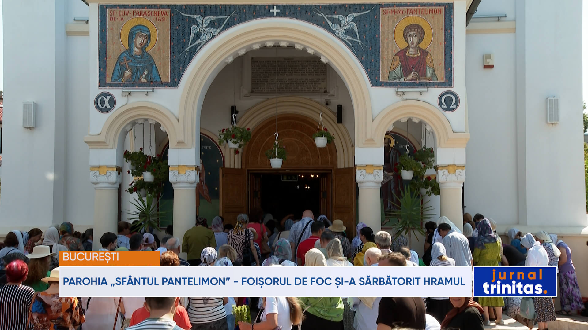 Parohia „Sfântul Pantelimon” - Foișorul de Foc, din Capitală, și-a sărbătorit hramul - TRINITAS TV