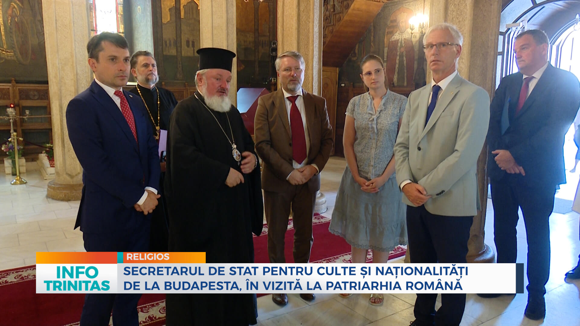 Secretarul de Stat pentru Culte și Naționalități de la Budapesta, în vizită la Patriarhia Română ...