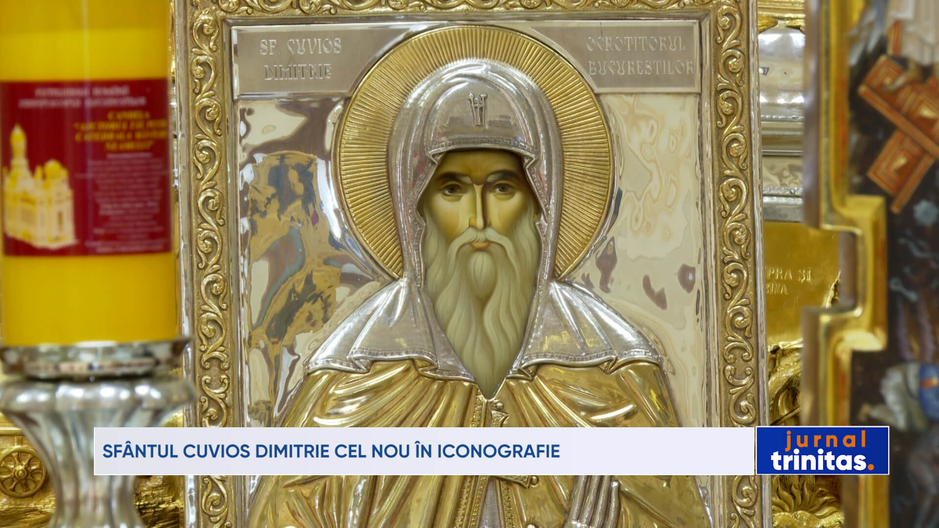 Sfântul Cuvios Dimitrie cel Nou în iconografie - TRINITAS TV