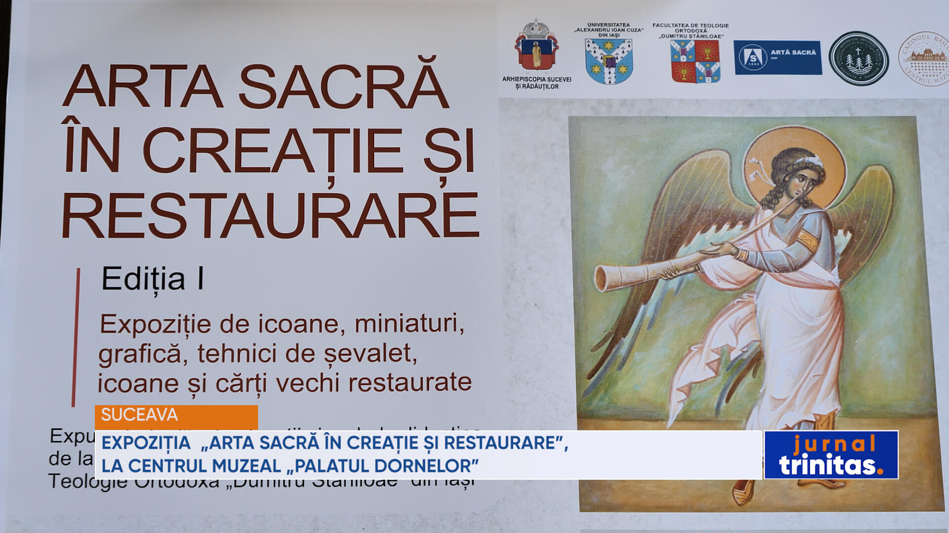 Expoziția „Arta sacră în creație și restaurare”, la Centrul Muzeal și Multicultural „Palatul ...