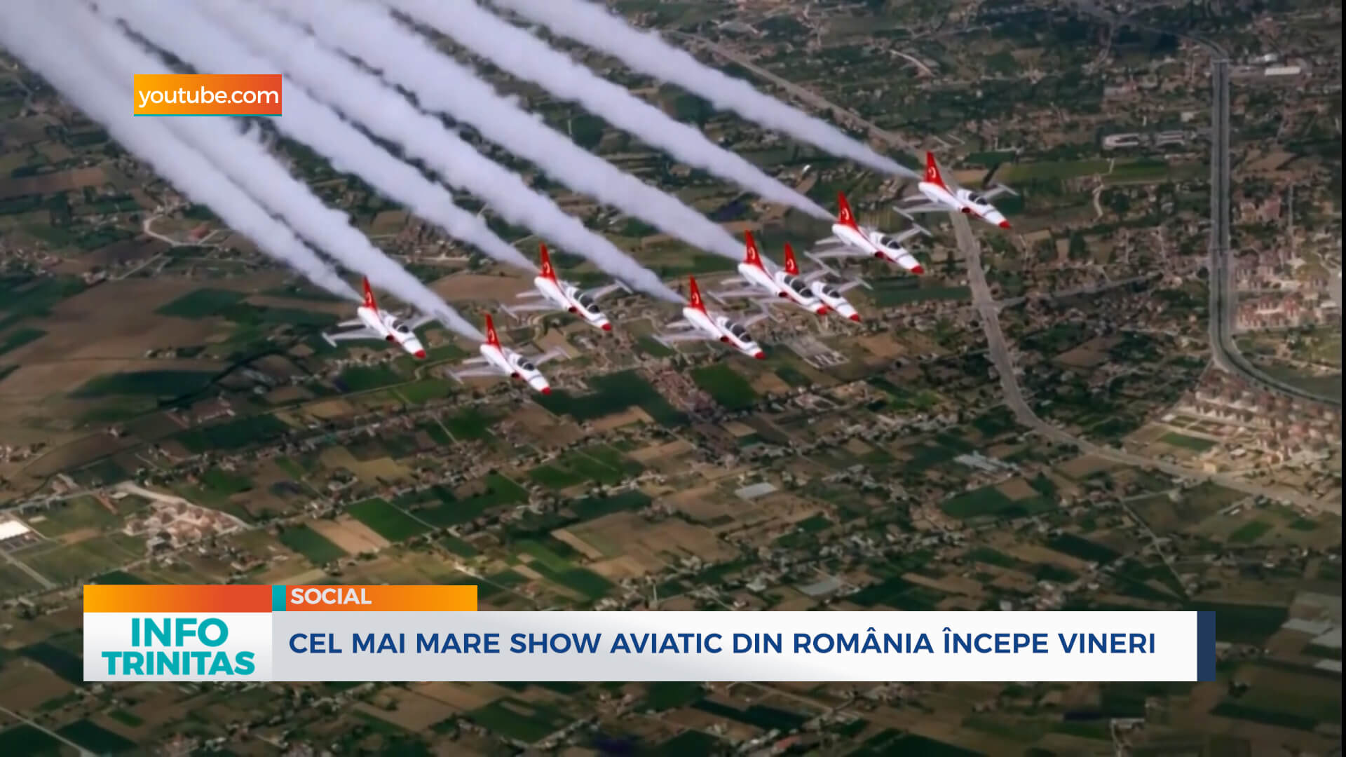 Cel mai mare show aviatic din România începe vineri - TRINITAS TV
