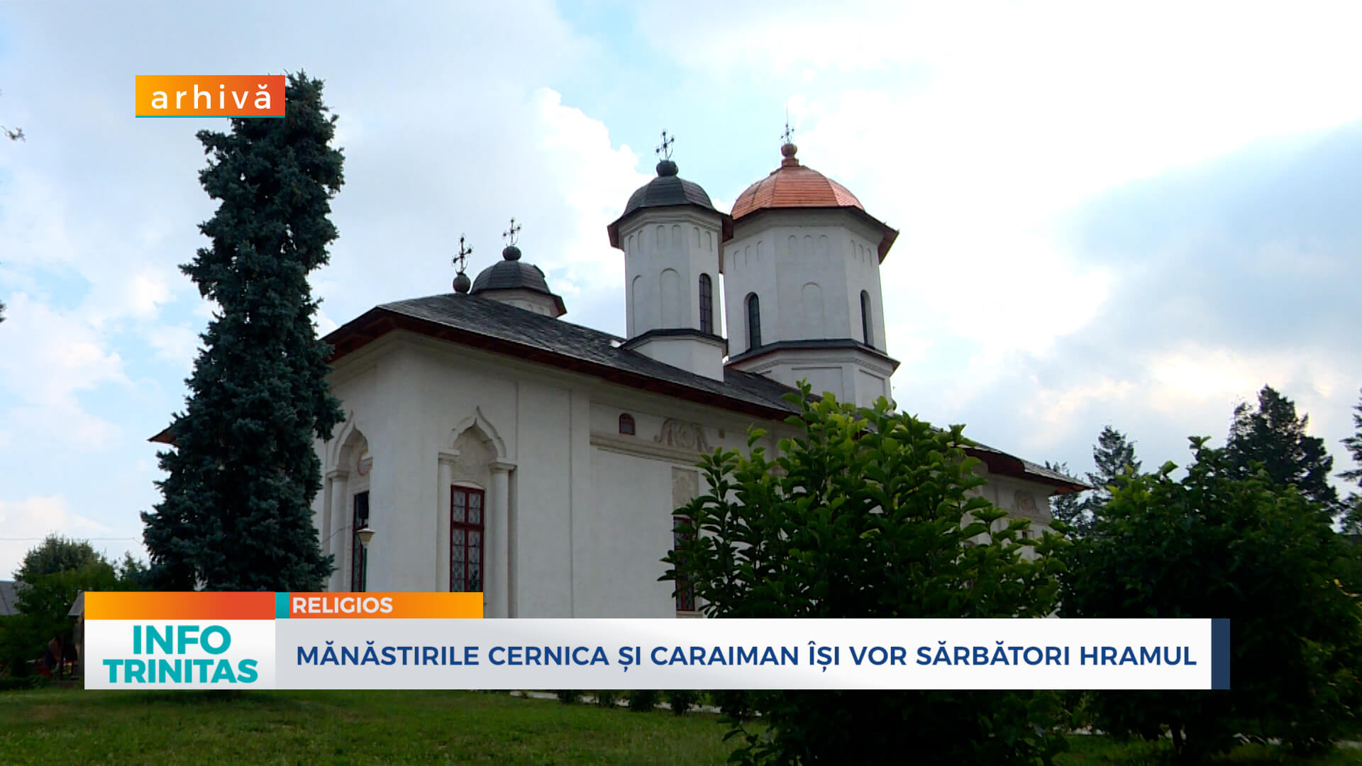 Mănăstirile Cernica și Caraiman își vor sărbători hramul - TRINITAS TV