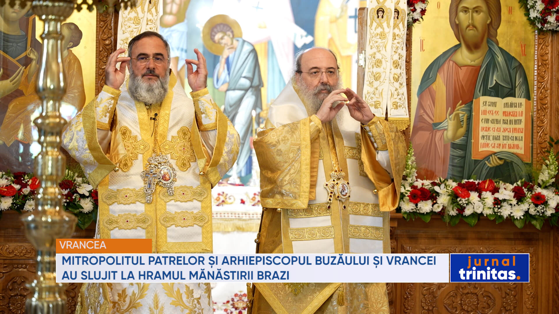 Mitropolitul Patrelor și Arhiepiscopul Buzăului și Vrancei au slujit la ...