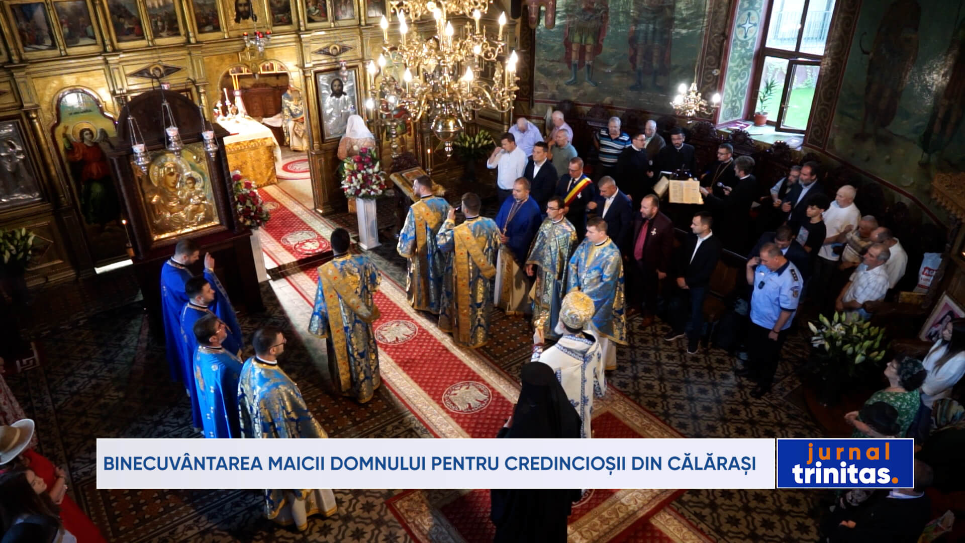Binecuvântarea Maicii Domnului pentru credincioșii din Călărași - TRINITAS TV