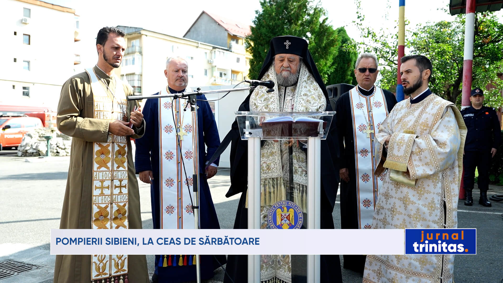 Pompierii sibieni, la ceas de sărbătoare - TRINITAS TV