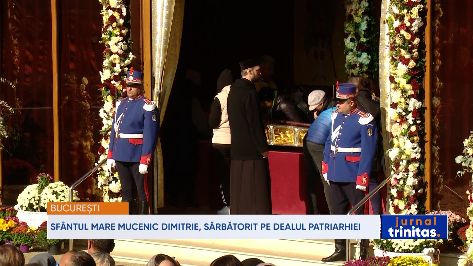 Sfântul Mare Mucenic Dimitrie, sărbătorit pe Dealul Patriarhiei - TRINITAS TV