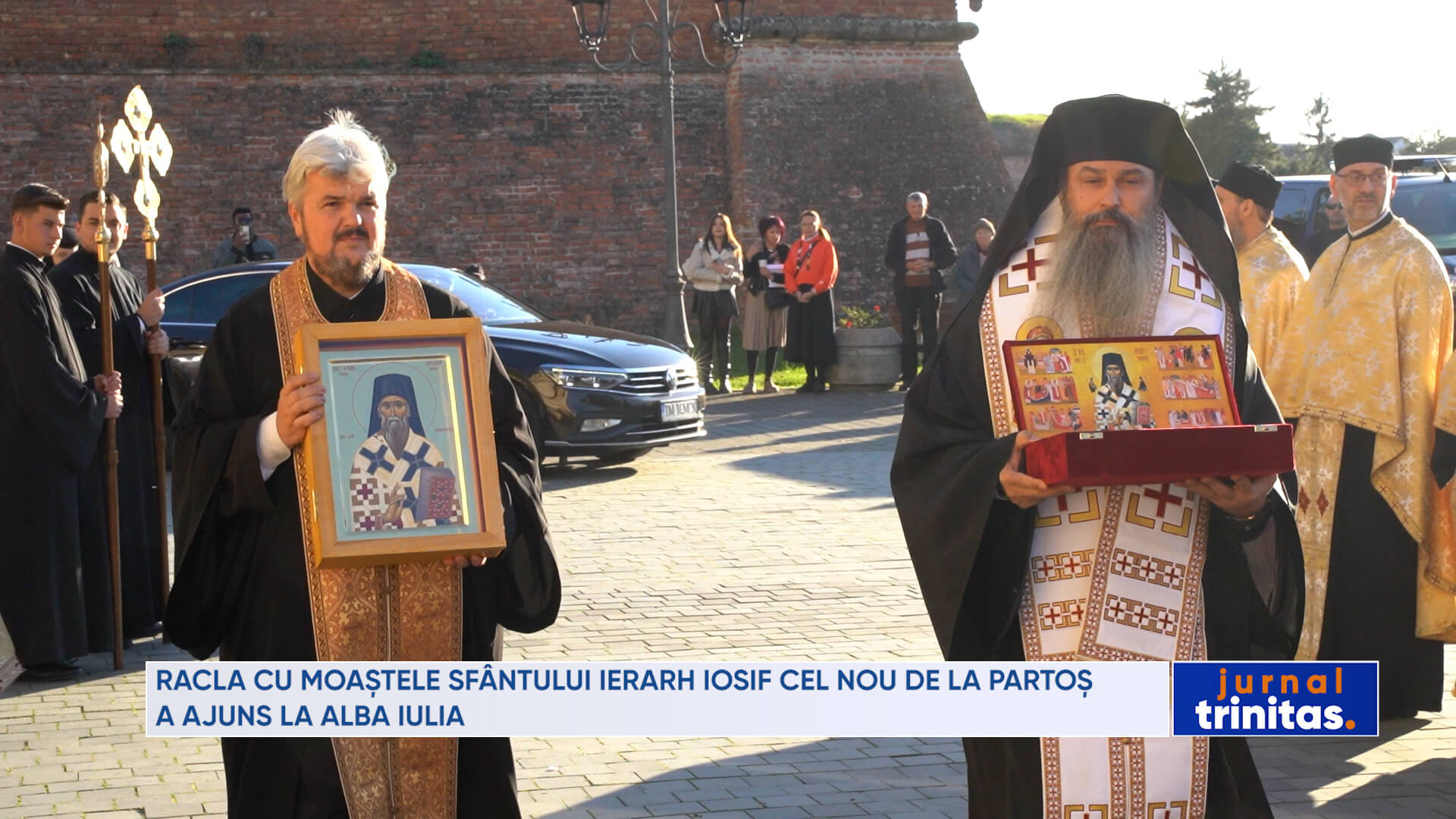 Racla cu moaștele Sfântului Ierarh Iosif cel Nou de la Partoș a ajuns ...