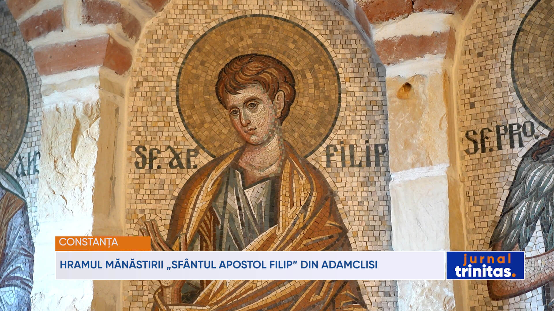Hramul Mănăstirii „Sfântul Apostol Filip” din Adamclisi - TRINITAS TV