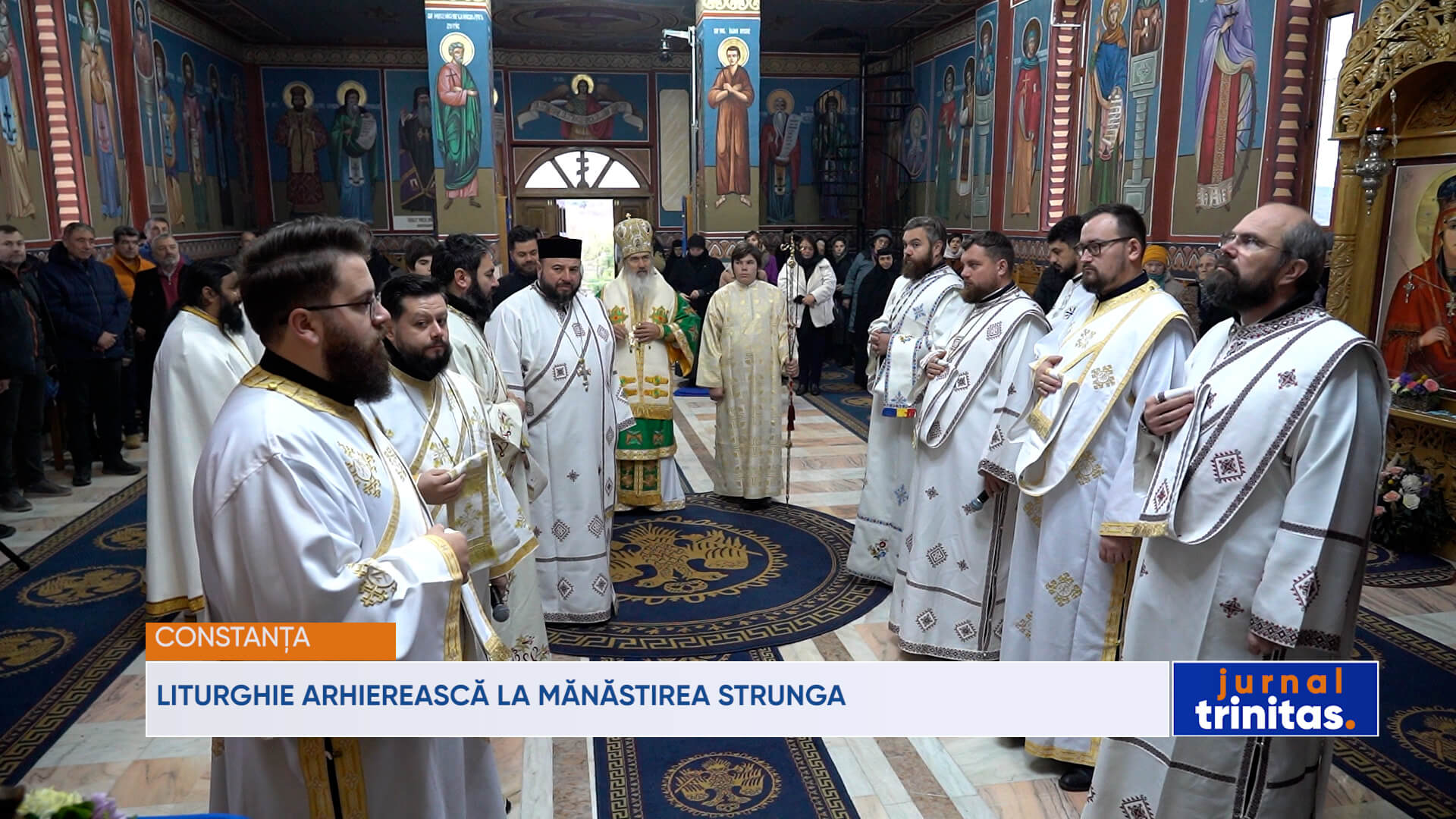 Liturghie arhierească la Mănăstirea Strunga - TRINITAS TV