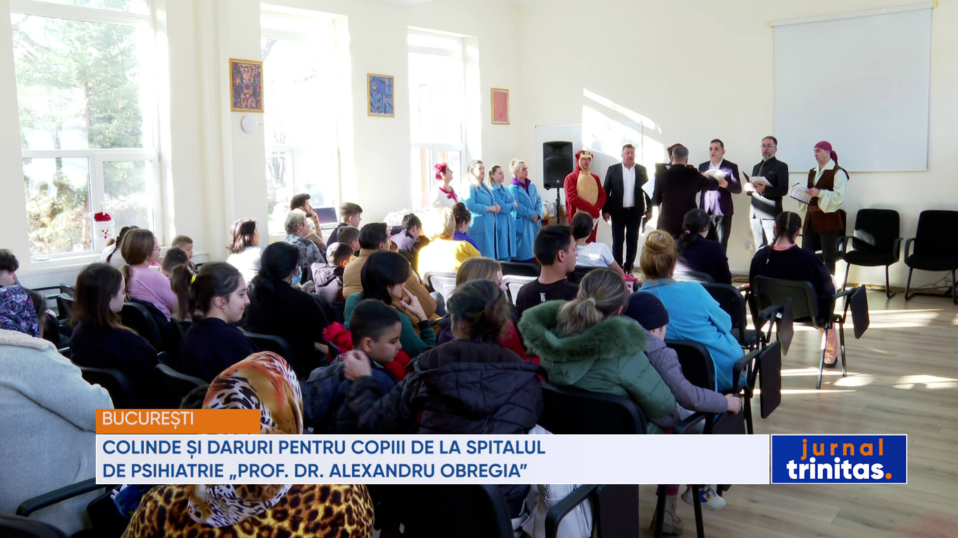 Colinde și daruri pentru copiii de la Spitalul de Psihiatrie „Prof. Dr ...