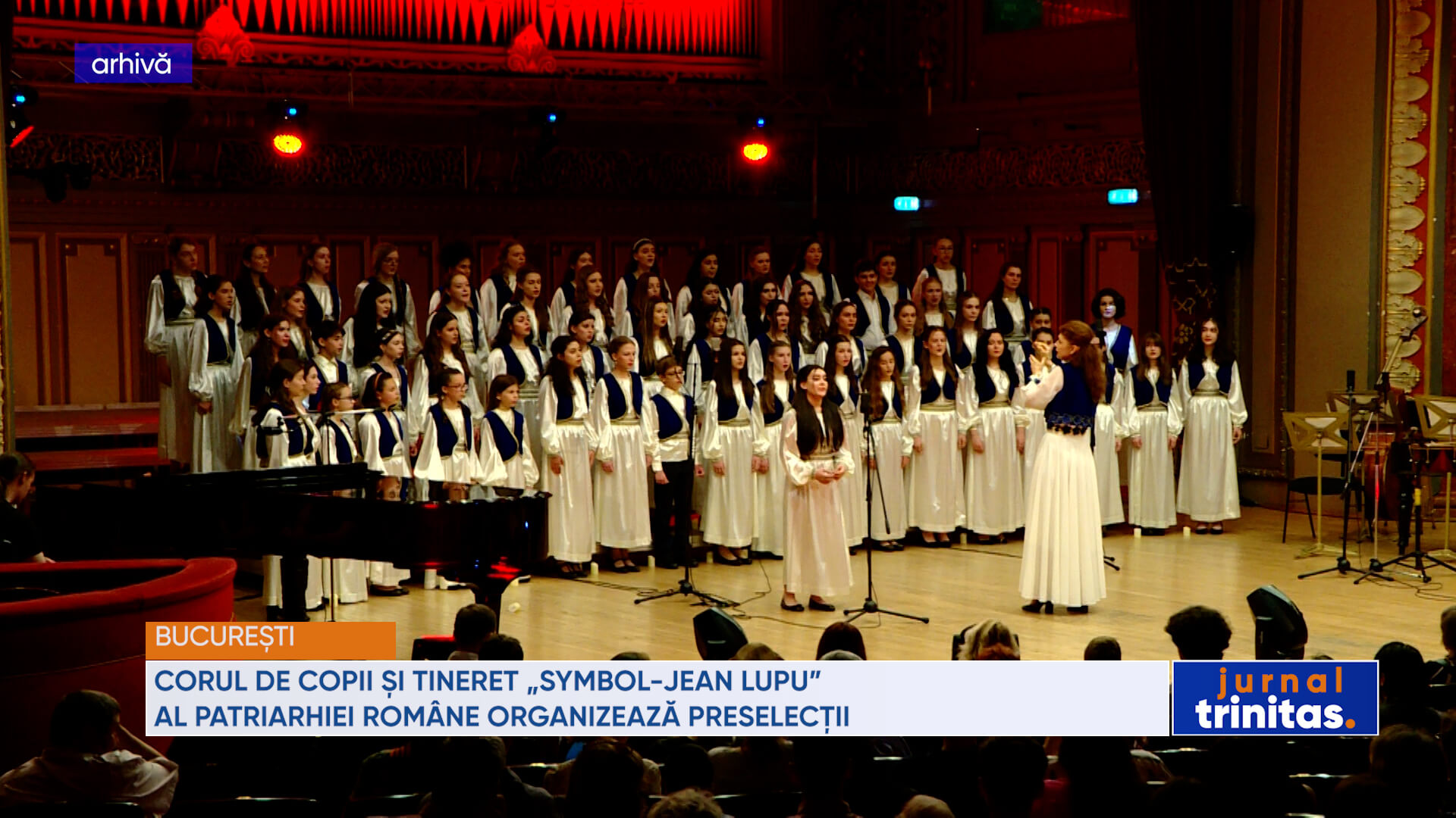 Corul de copii și tineret „Symbol-Jean Lupu” al Patriarhiei Române ...
