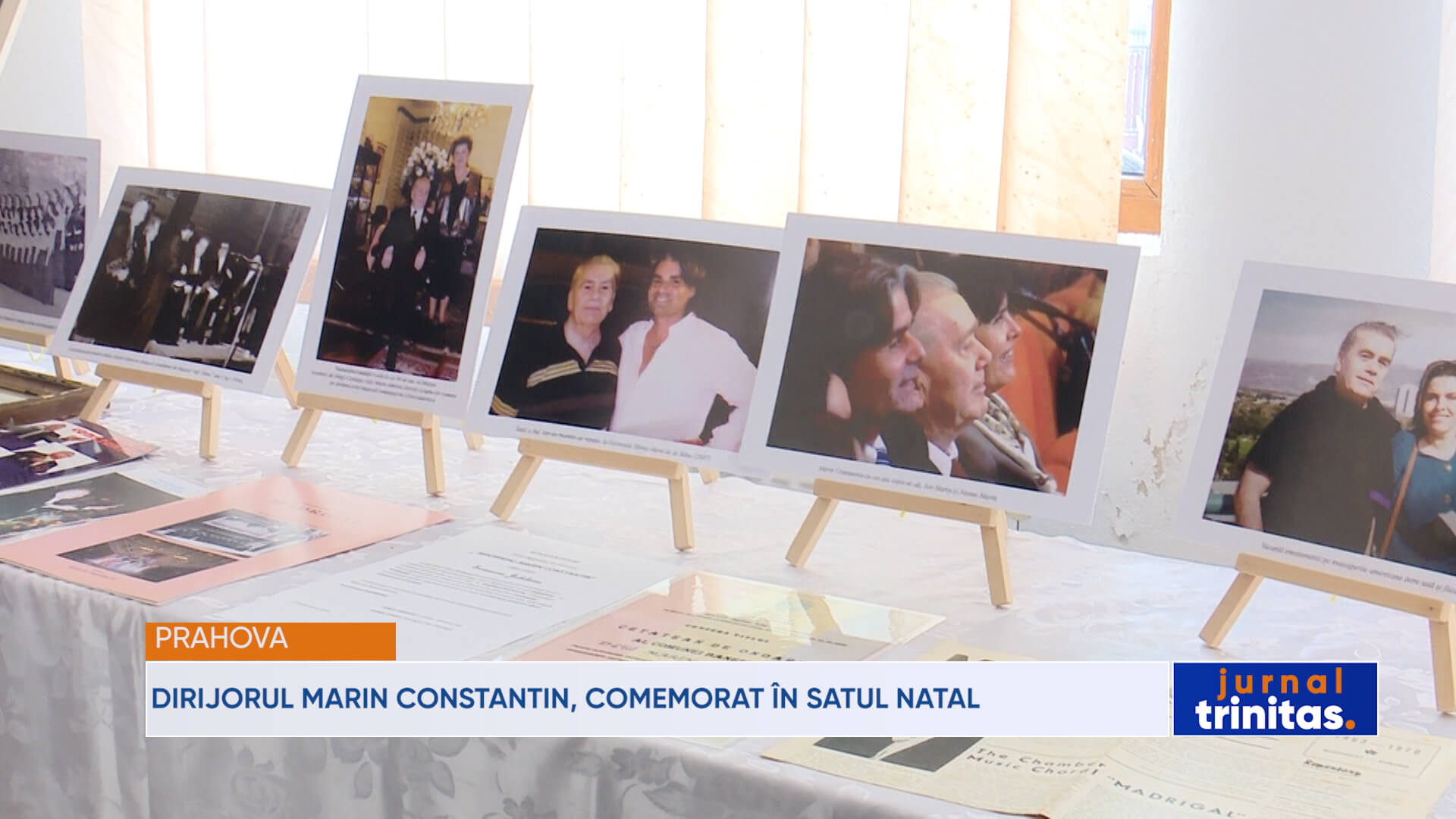 Dirijorul Marin Constantin, comemorat în satul natal - TRINITAS TV