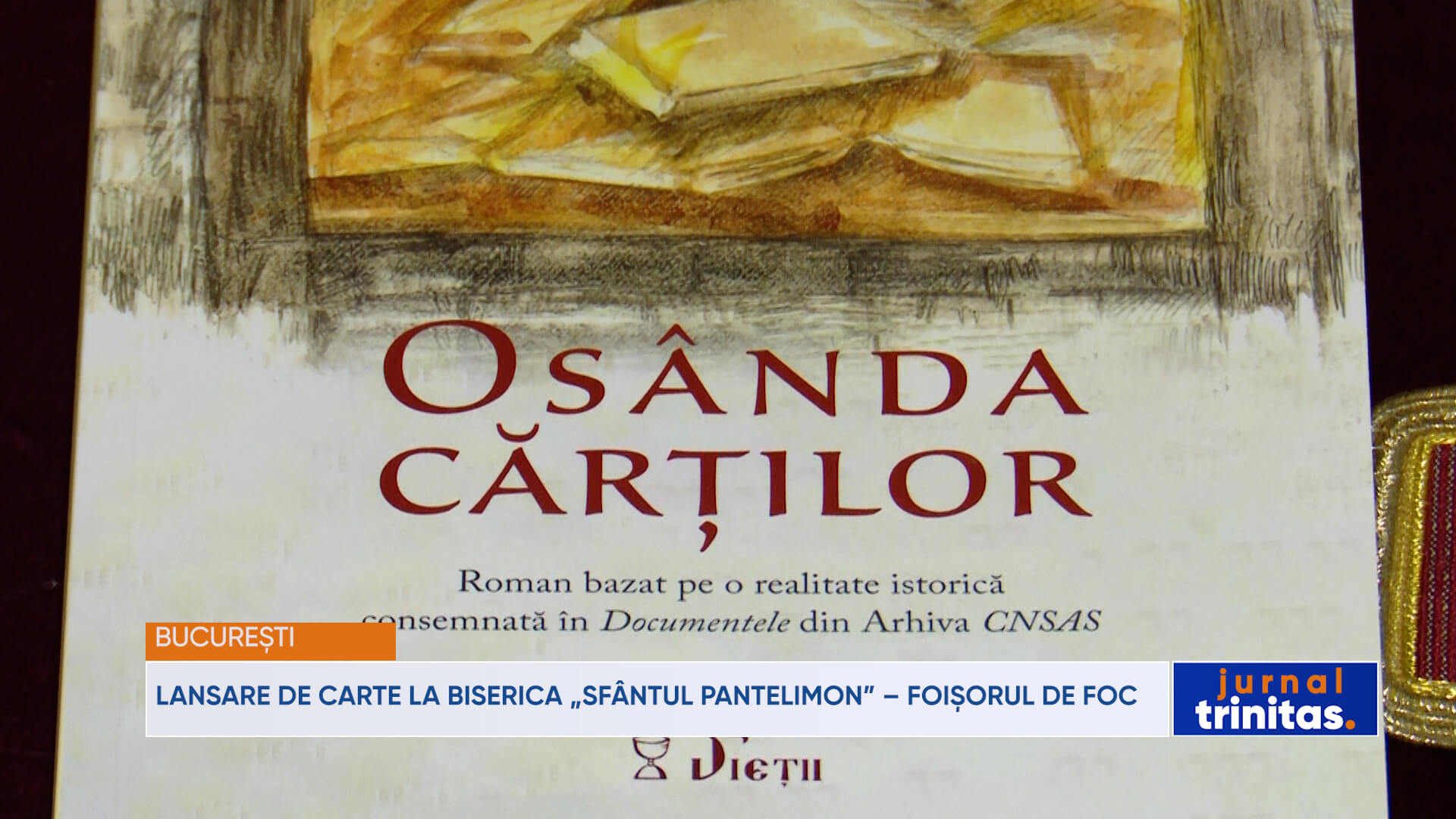 Lansare de carte la Biserica „Sfântul Pantelimon” – Foișorul de Foc - TRINITAS TV