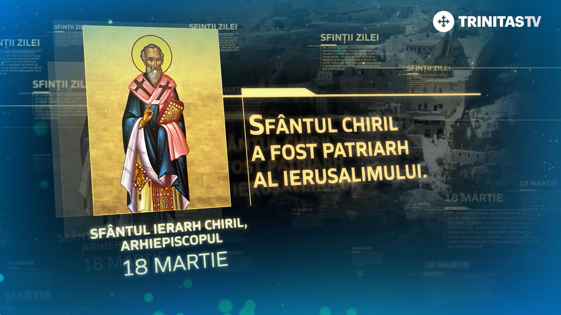 Sfântul Ierarh Chiril, arhiepiscopul Ierusalimului – 18 martie ...
