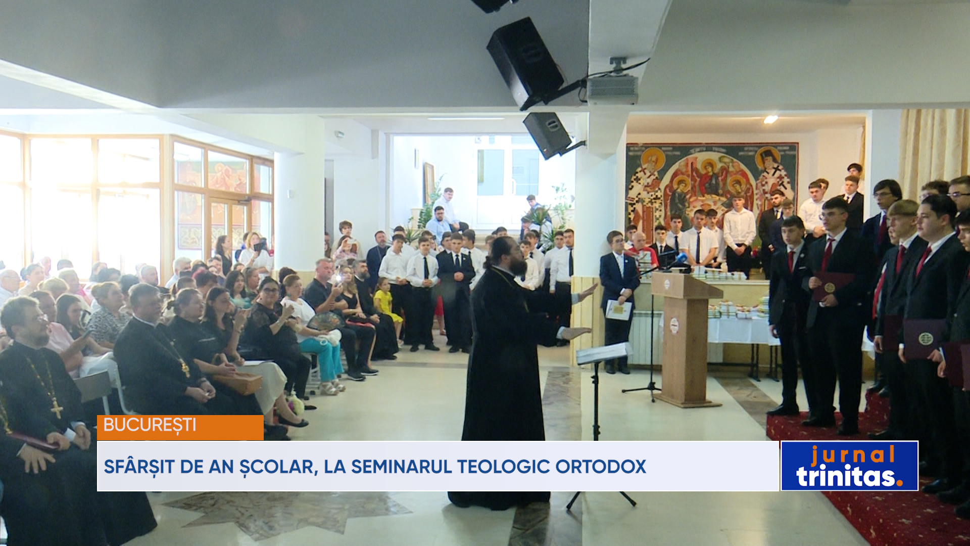 Sfârșit de an școlar, la Seminarul Teologic Ortodox din București - TRINITAS TV