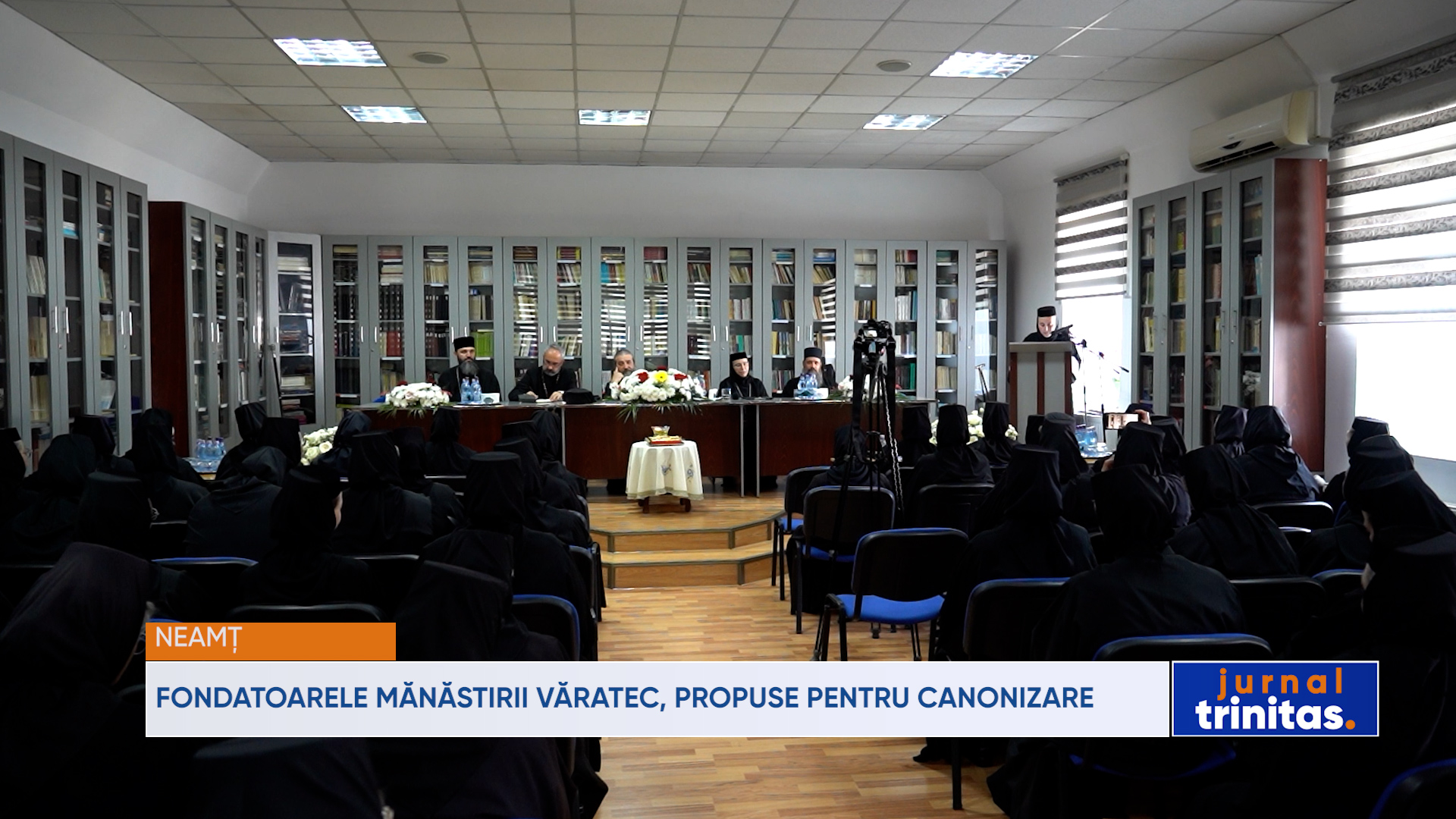 Fondatoarele Mănăstirii Văratec, propuse pentru canonizare - TRINITAS TV