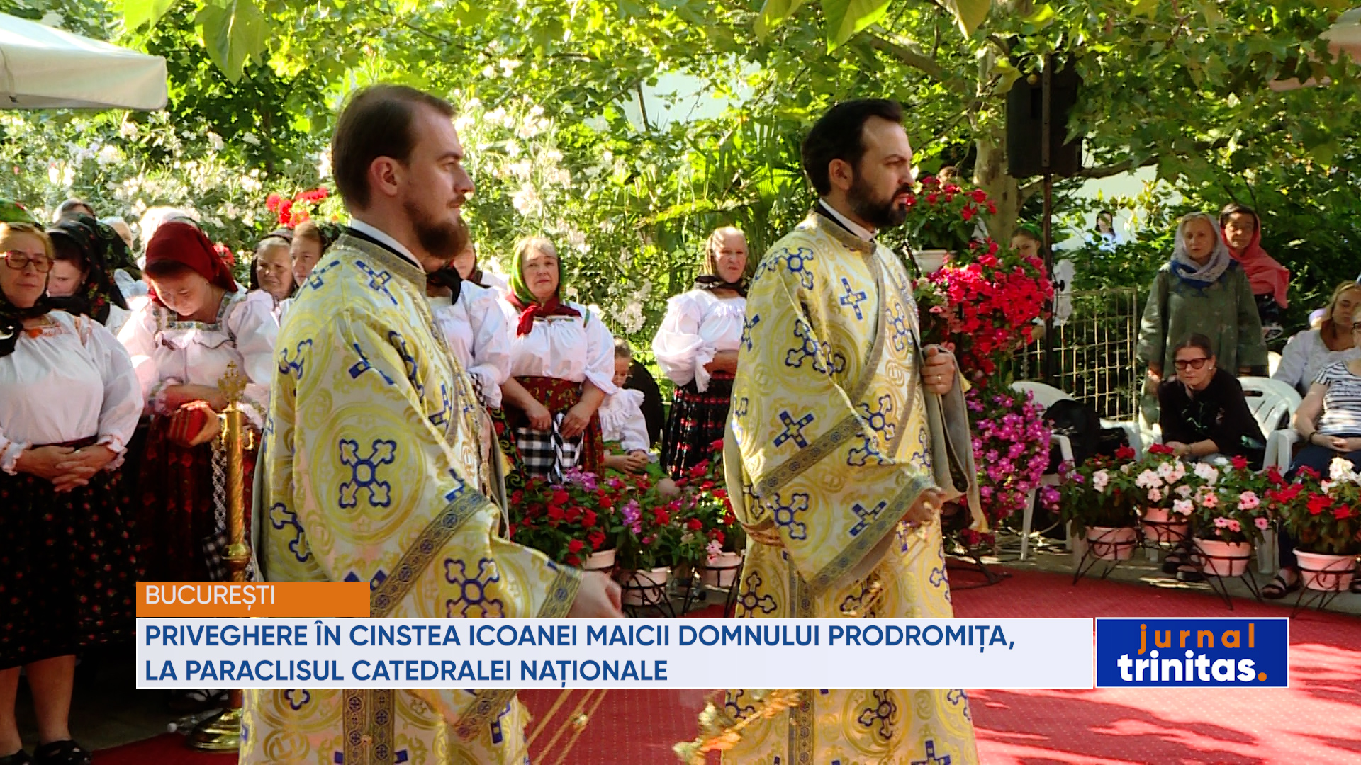 Priveghere în cinstea Icoanei Maicii Domnului Prodromița, la Paraclisul Catedralei Naționale ...